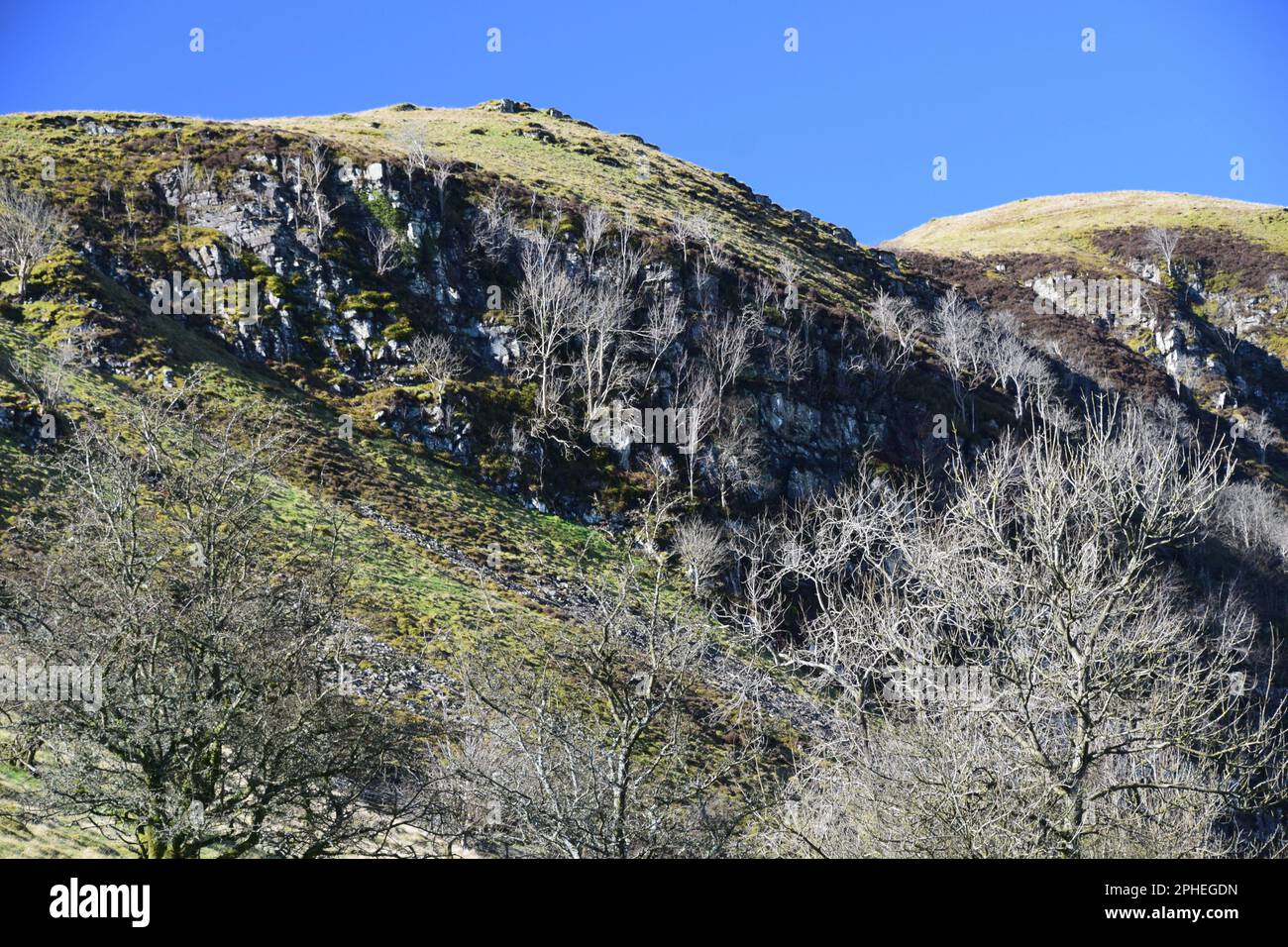 Combe Scar is a dominate geological glacial land feature and haven for ...