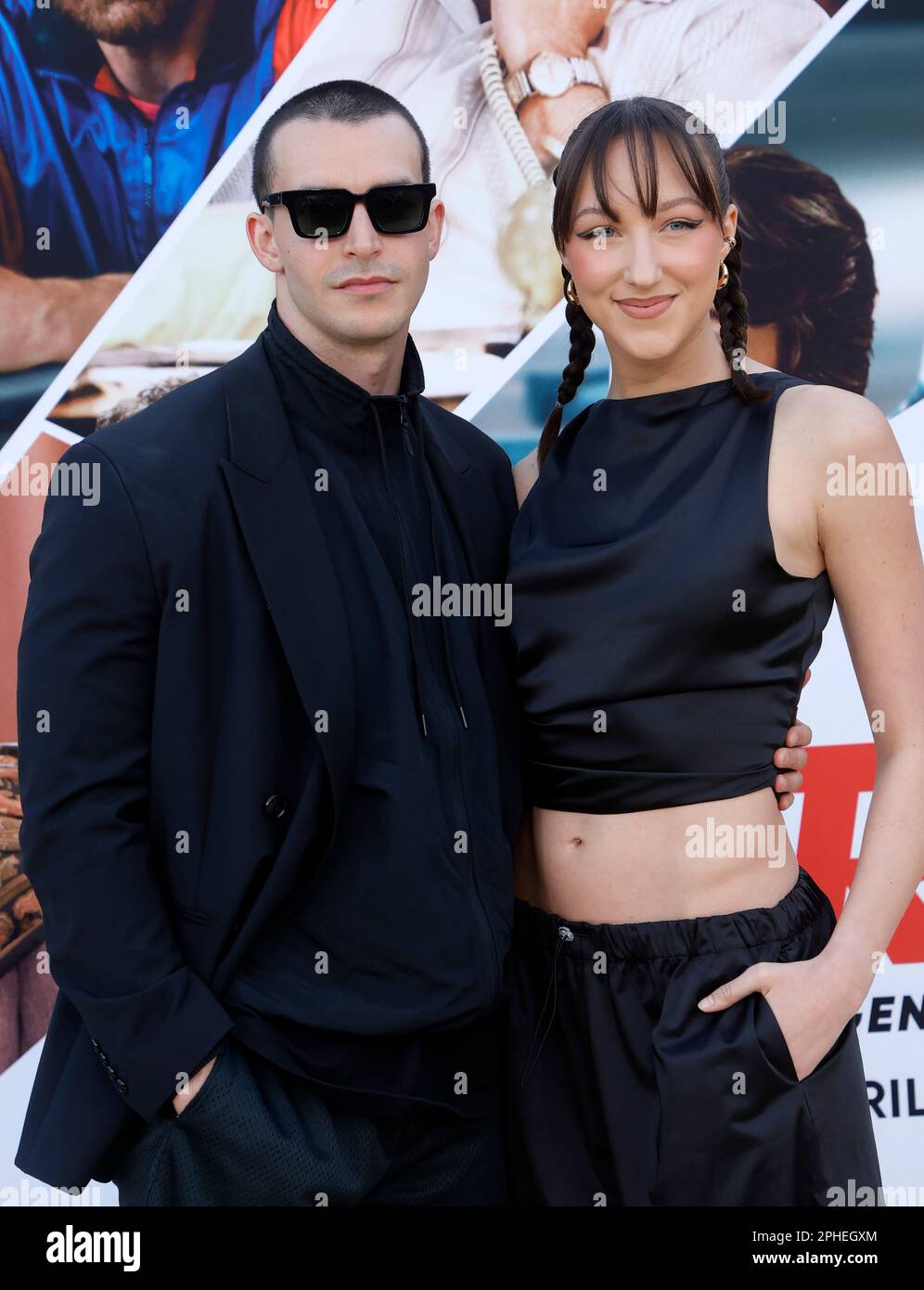 Los Angeles, California, USA. 27th Mar, 2023. Bryan Pearn, Ava Michelle. Amazon Studios' World ...