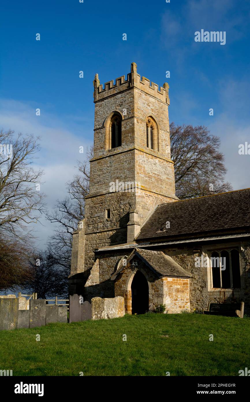 St. Helen`s Church, Great Oxendon, Northamptonshire, England, UK Stock ...