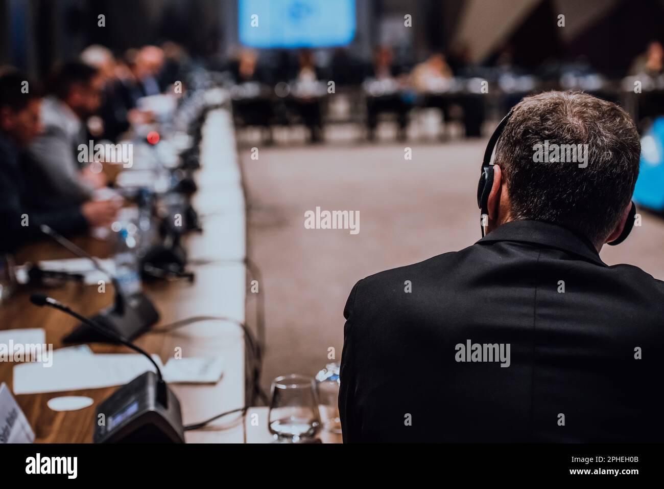 Speaker at Business Conference with Public Presentations. Audience at ...