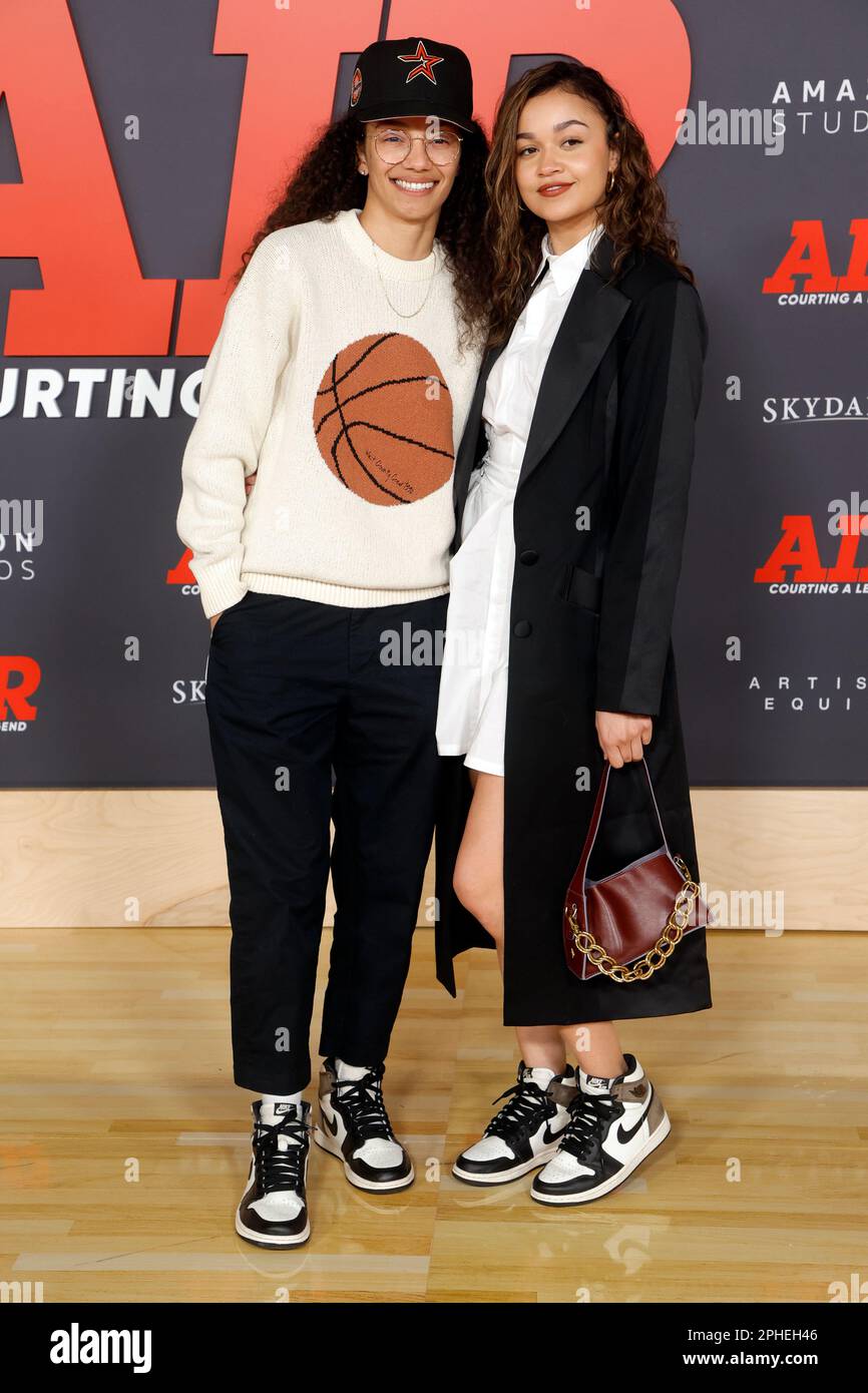 Los Angeles, California, USA. 27th Mar, 2023. Mariah Linney, Madison ...