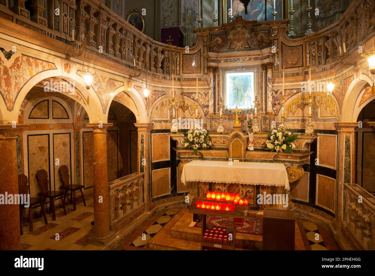 Italy, Lombardy, Codogno, Santuario della Beata Vergine di Caravaggio ...