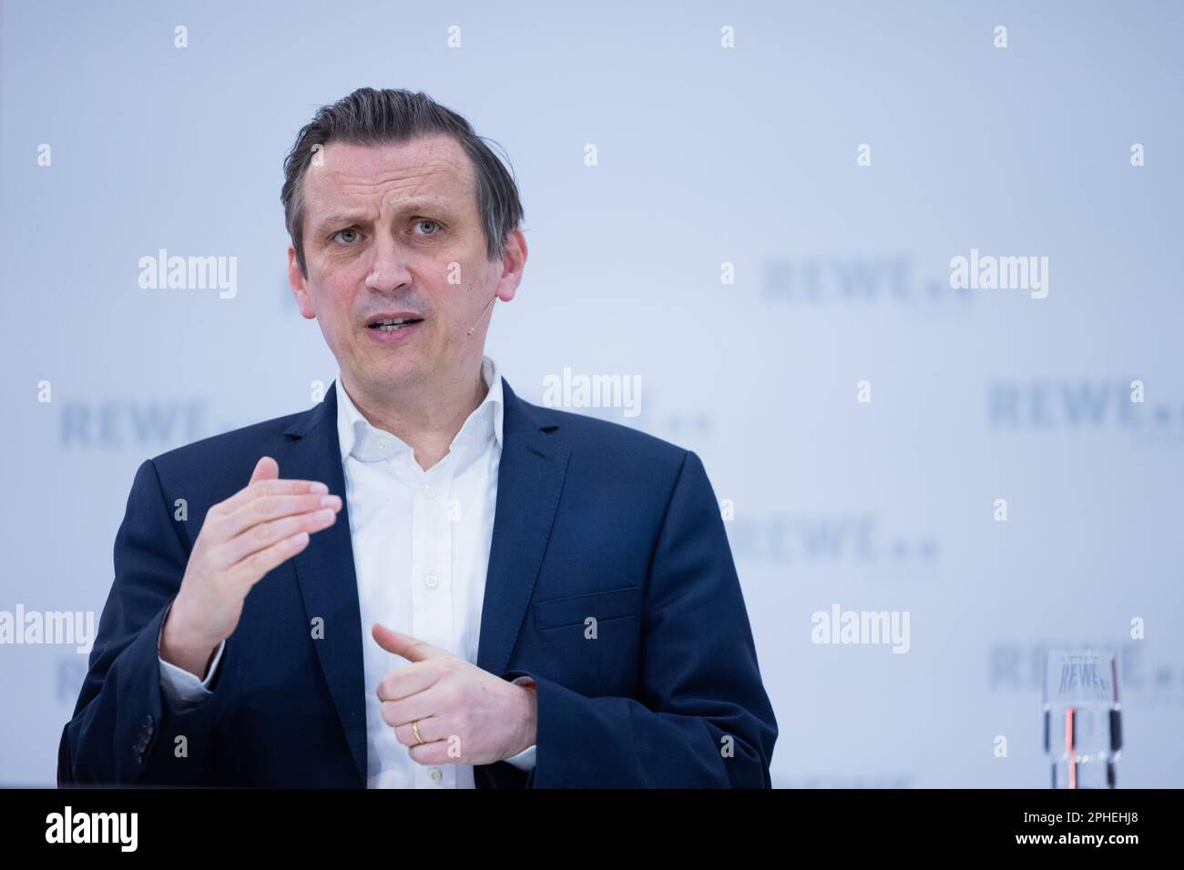 Cologne, Germany. 28th Mar, 2023. Lionel Souque, Chairman of the ...