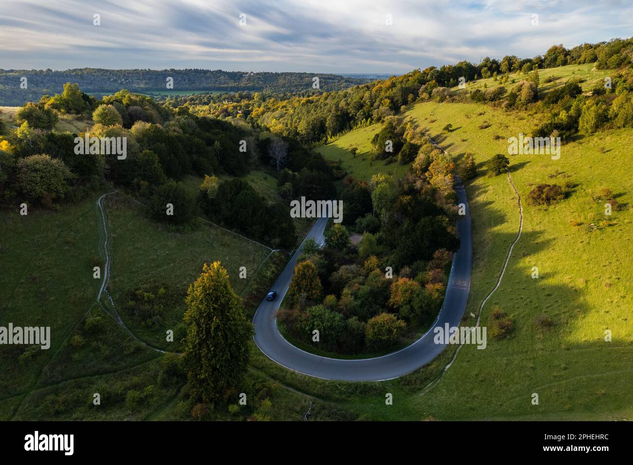 Journey along winding road up hi-res stock photography and images - Alamy