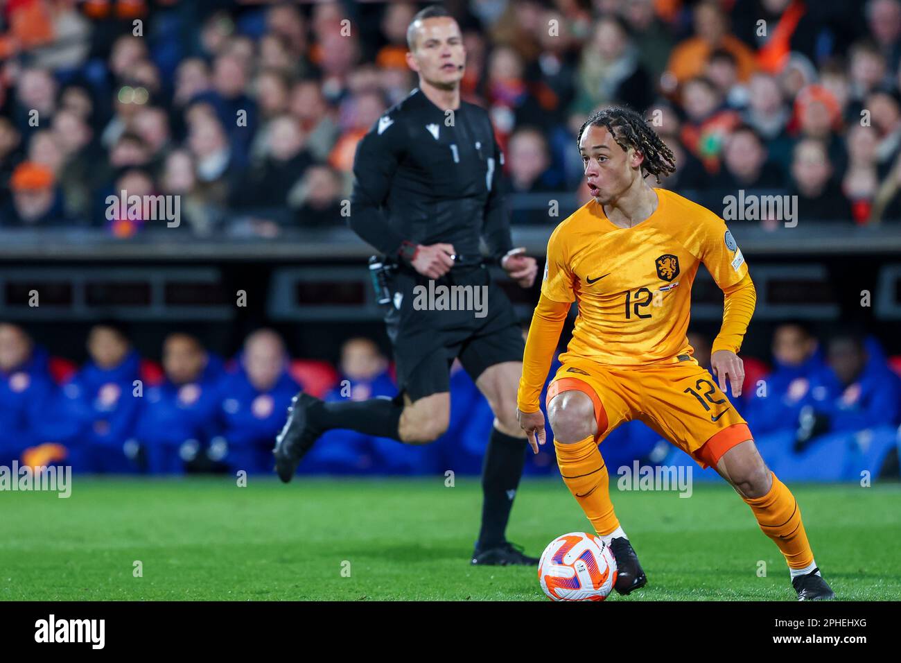 27-03-2023: Sport: Nederland v Gibraltar ROTTERDAM, NETHERLANDS - MARCH ...