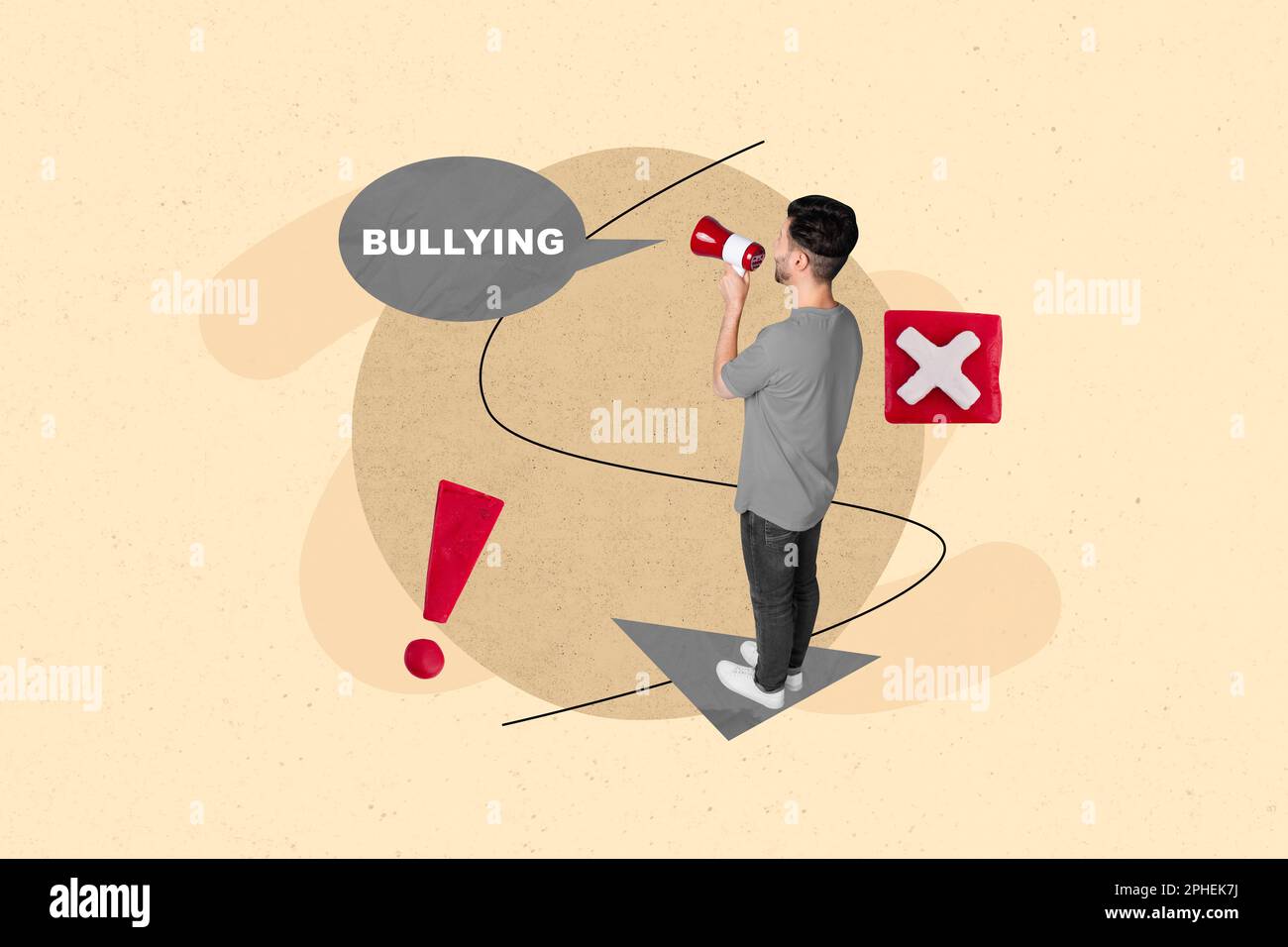 Screaming Man Painting Wallpaper