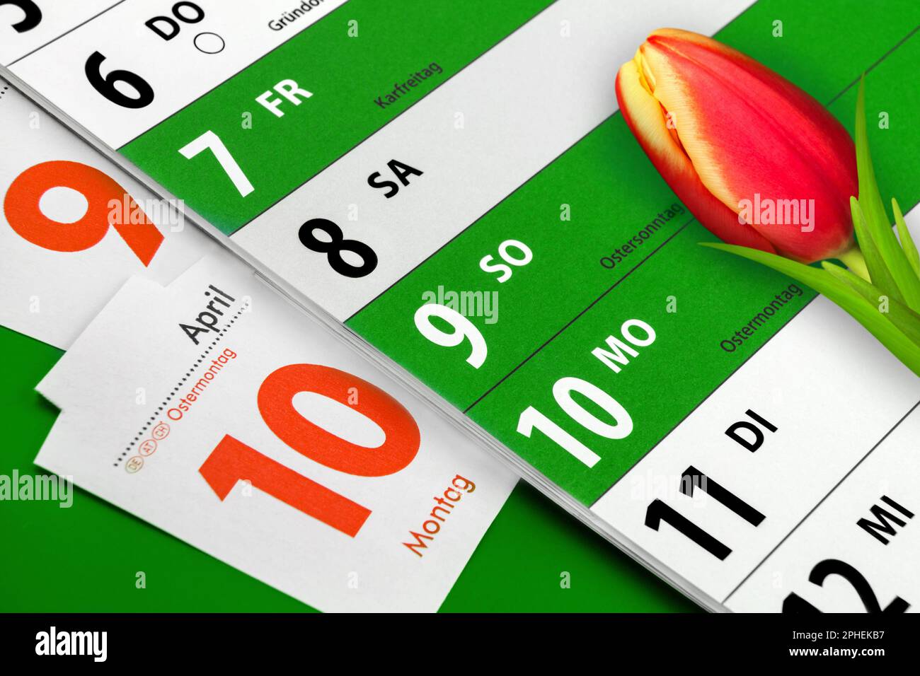 German calendar Easter Holidays April 2023 Sunday Monday and Good ...