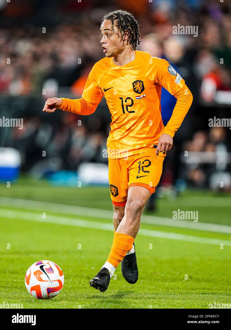 Rotterdam - Xavi Simons of Holland during the match between The ...