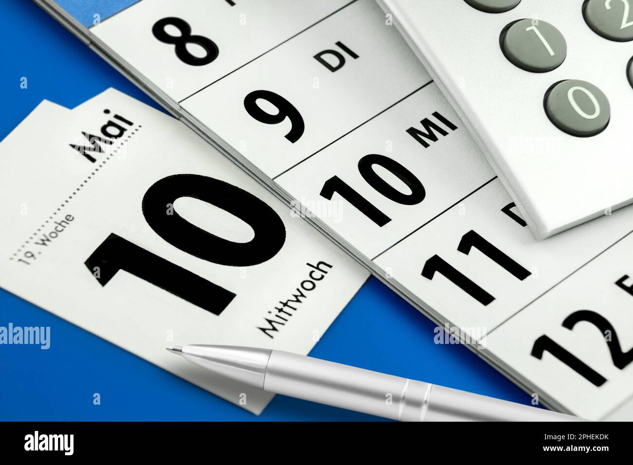 German calendar 2023 May 10 Wednesday Week 19 Stock Photo - Alamy