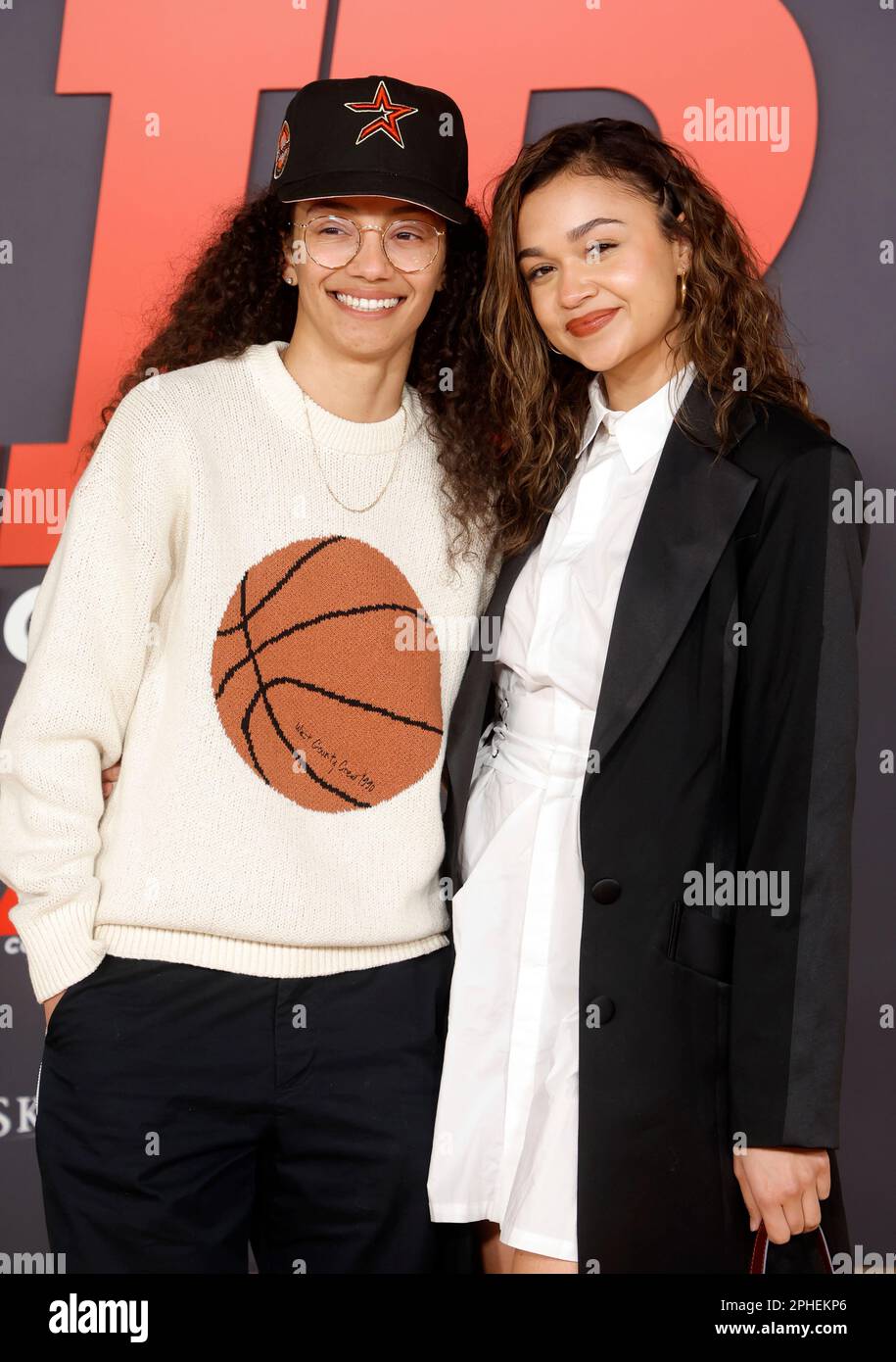 Los Angeles, California, USA. 27th Mar, 2023. Mariah Linney, Madison ...