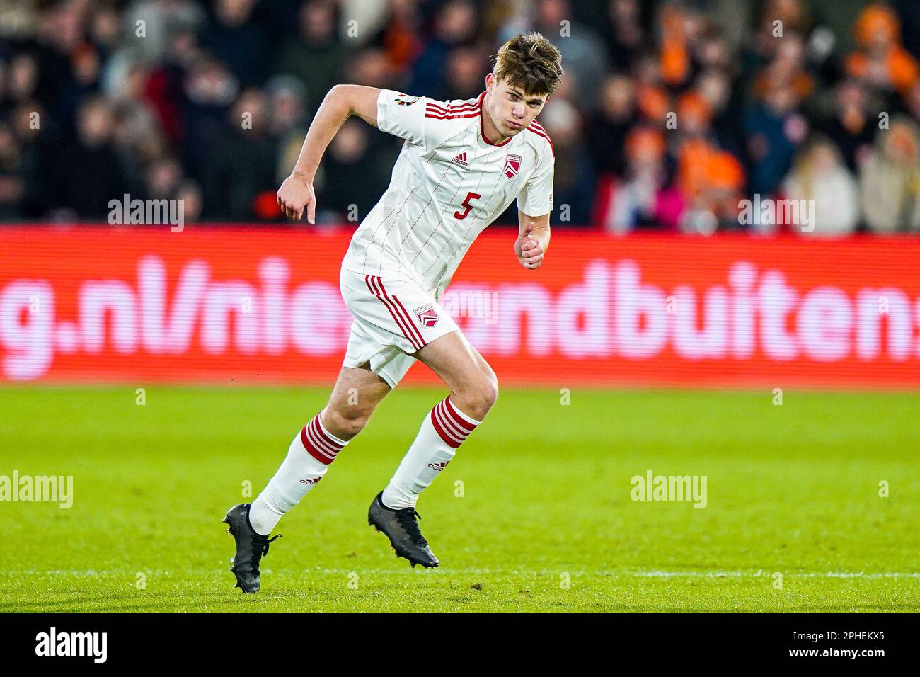Rotterdam - Niels Hartman of Gibraltar during the match between The ...