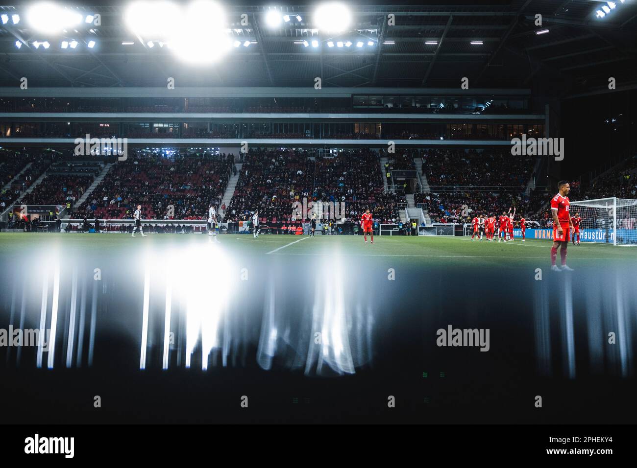 Mainz, Mewa-Arena, 25.03.23: Reflection in the stadium during the ...