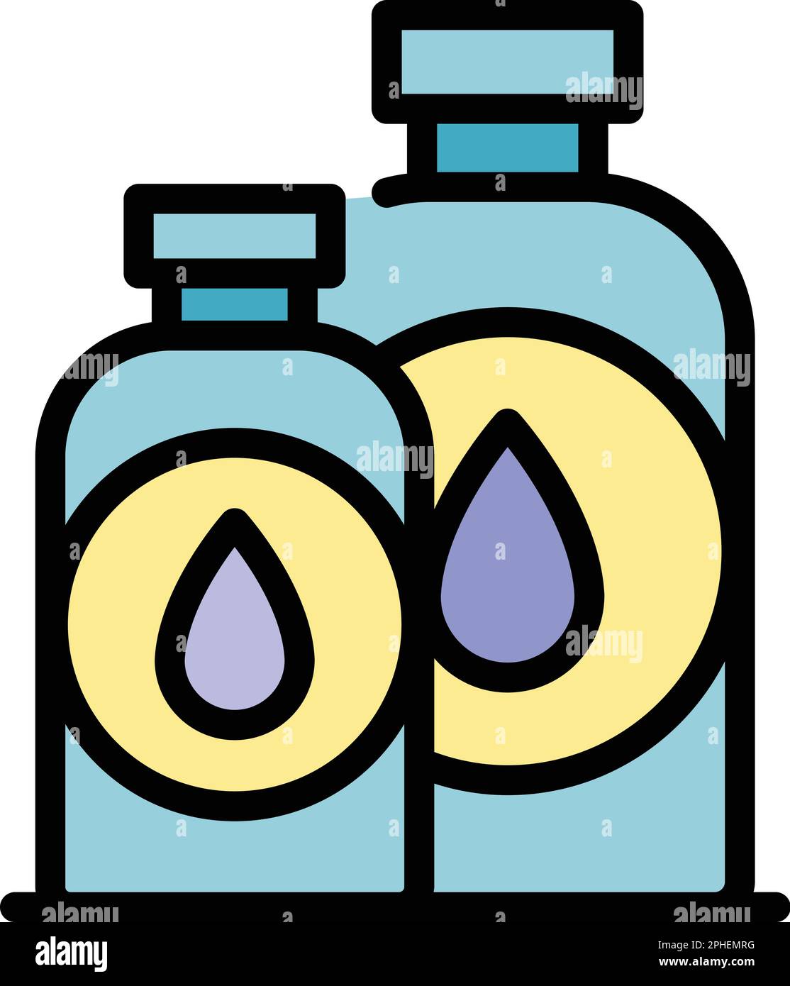 Ink bottles icon. Outline Ink bottles vector icon for web design ...