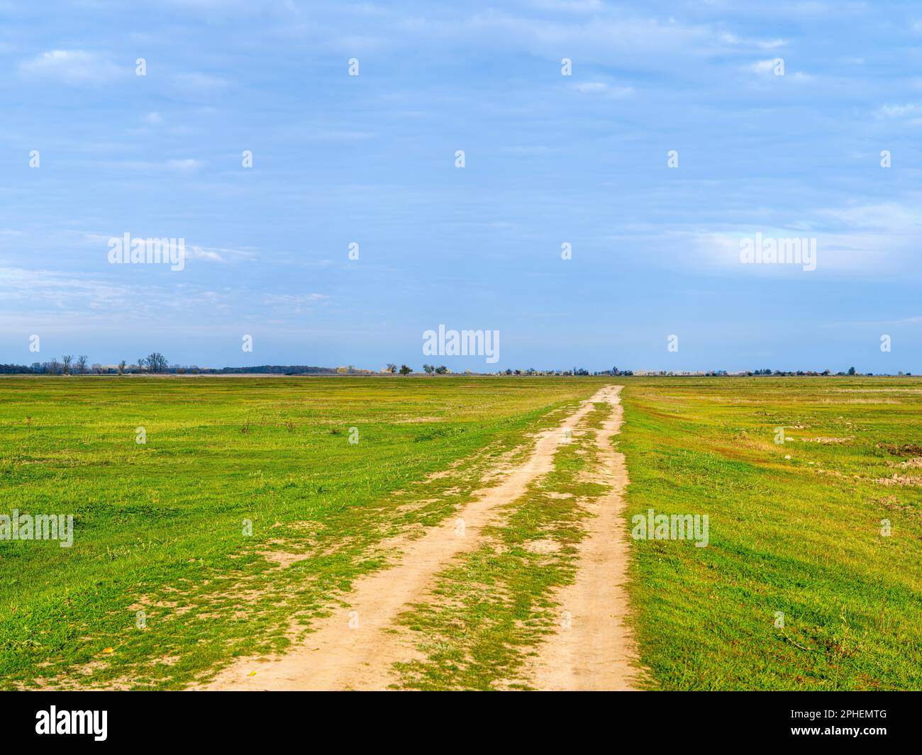 The Egyek Puszta near Goeres Tanya, a center of the National Park ...