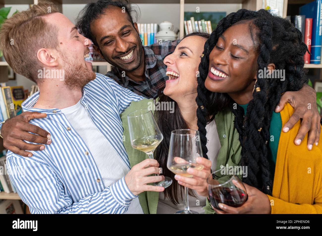 Indian group cheer hi-res stock photography and images - Alamy