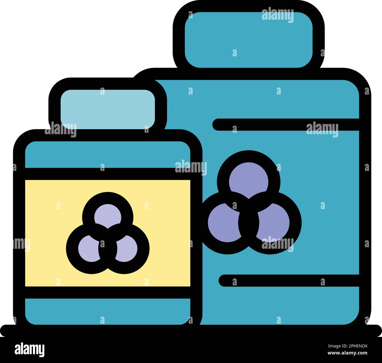 Printer toner icon. Outline Printer toner vector icon for web design ...