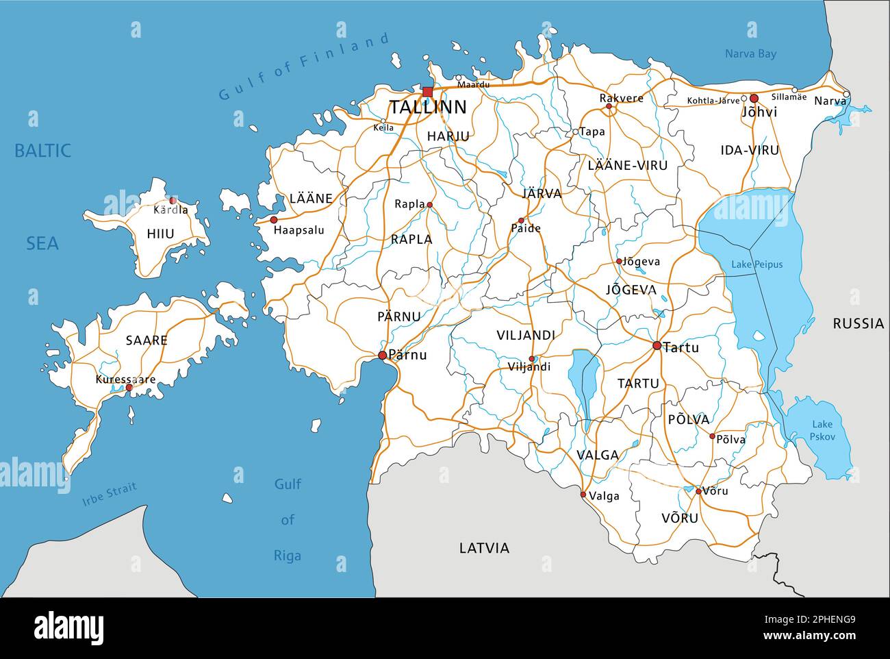 Highly detailed Estonia physical map with labeling Stock Vector Image🔰 ... Highly detailed Estonia physical map with labeling Stock Vector Image🔰 ...