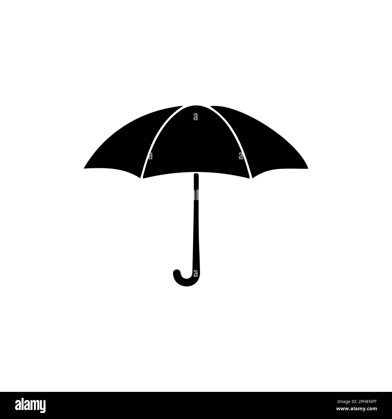 Umbrella icon. Simple illustration of umbrella vector icon for web ...