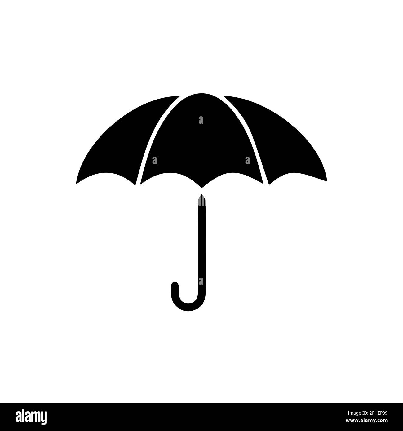 Umbrella icon. Simple illustration of umbrella vector icon for web ...