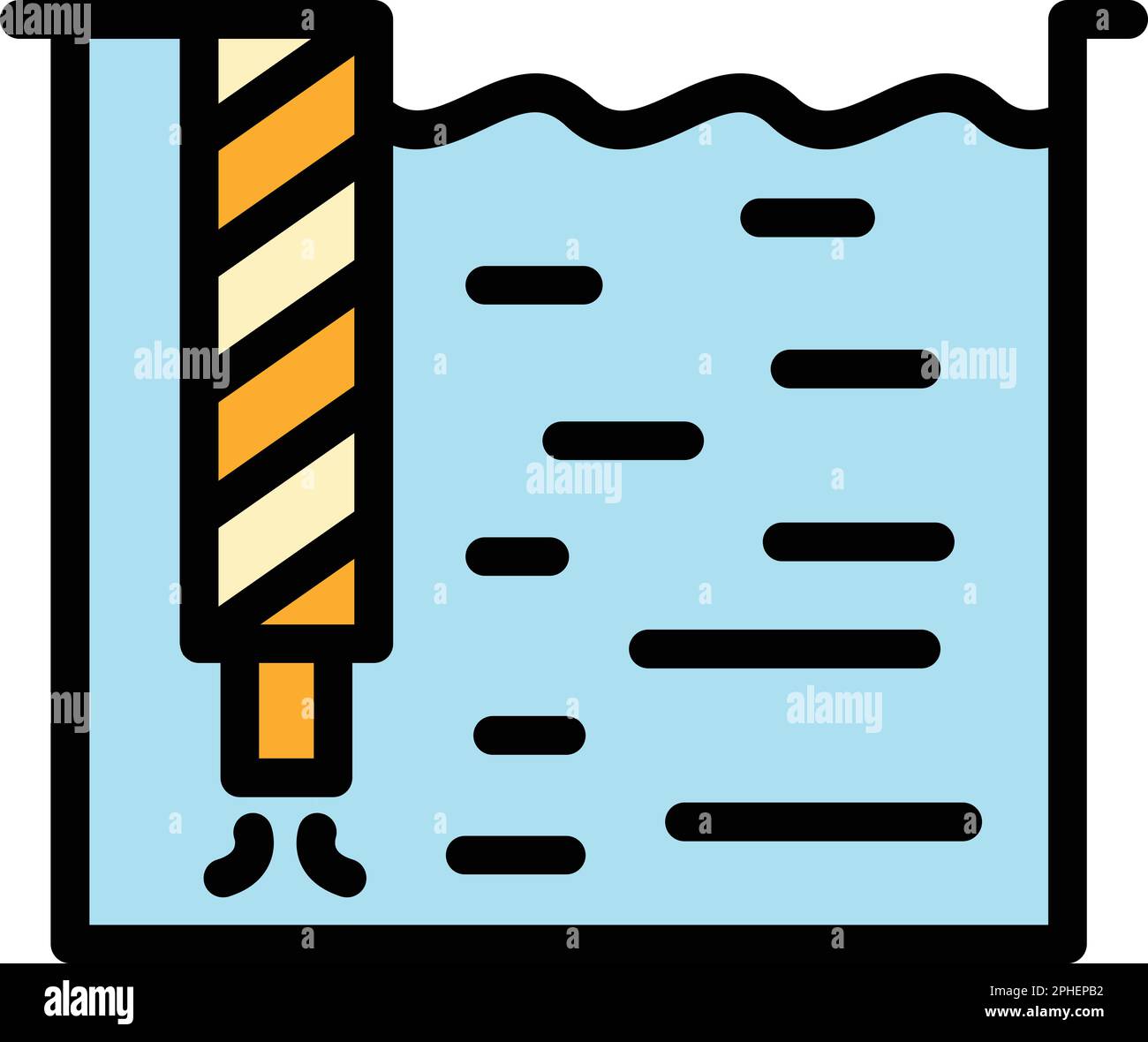 Wastewater icon. Outline Wastewater vector icon for web design isolated ...