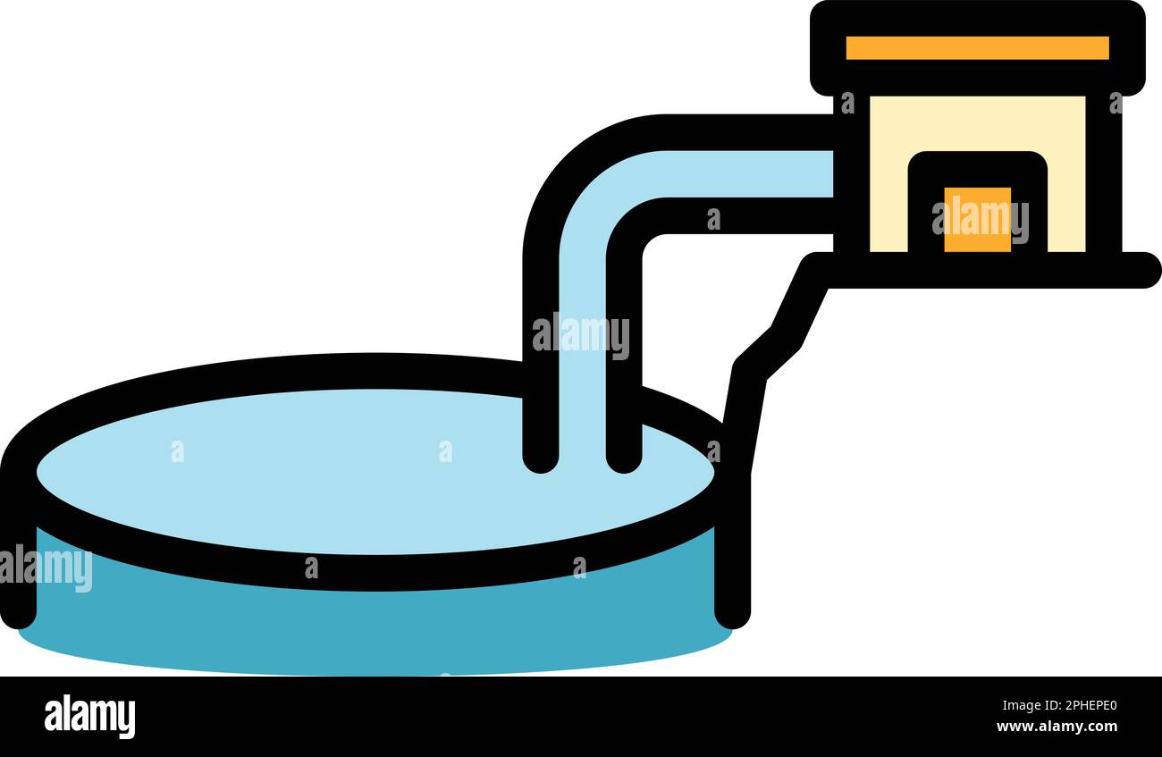 Filtration tank icon. Outline Filtration tank vector icon for web ...
