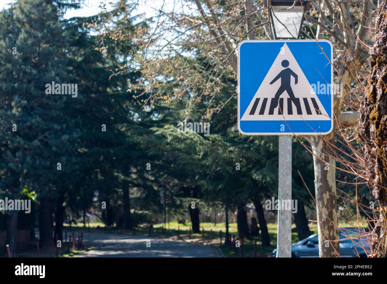 Zebra traffic signs hi-res stock photography and images - Alamy