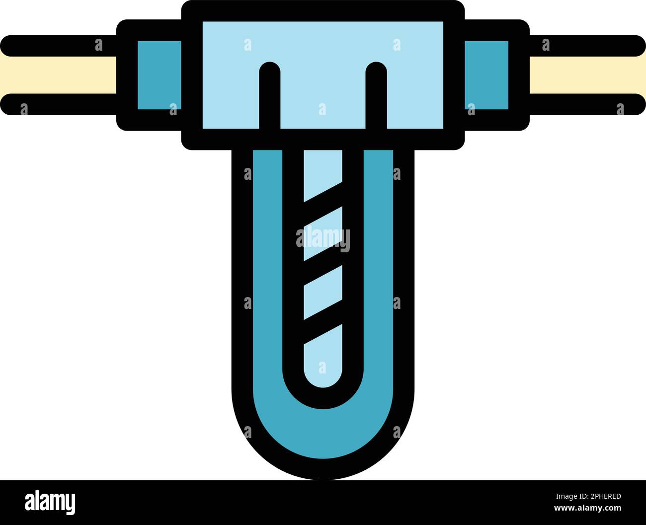 Processing filter water icon. Outline Processing filter water vector ...