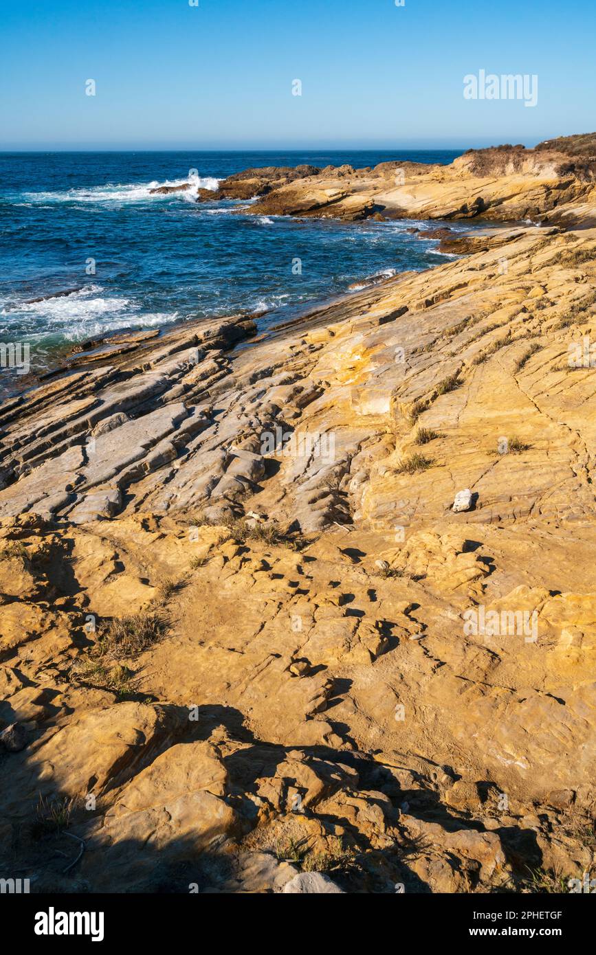 Panoramic of point lobos state natural reserve hi-res stock photography ...