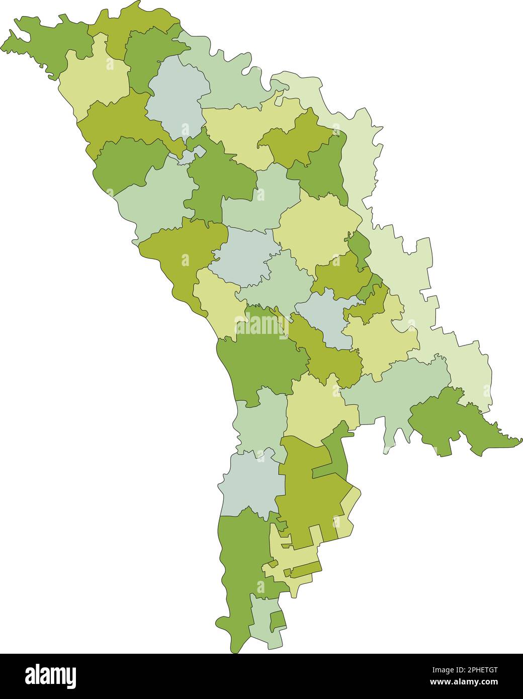 Detailed Political Map Of Moldova Ezilon Map