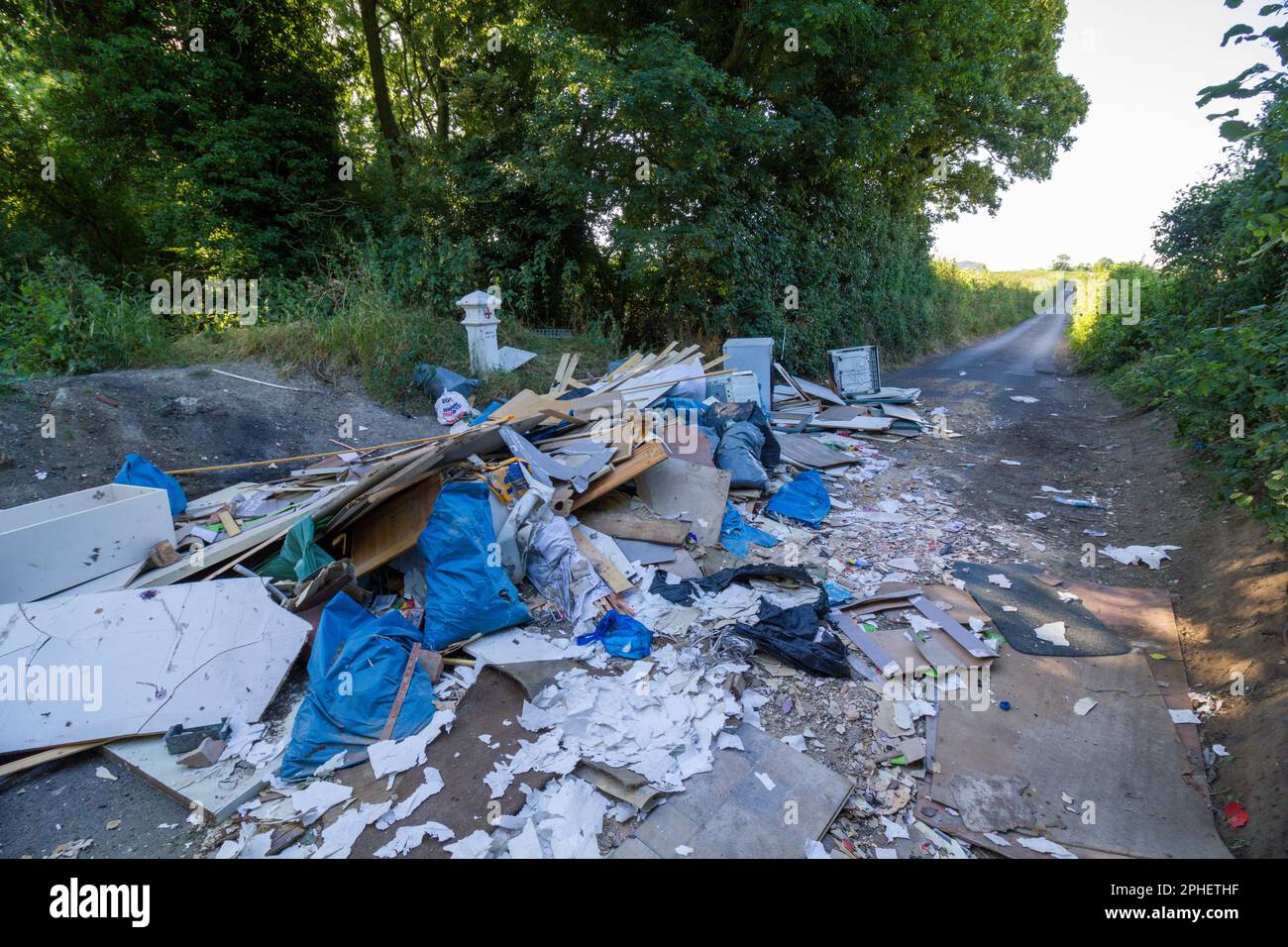 Fly tipping of building materials hi-res stock photography and images ...