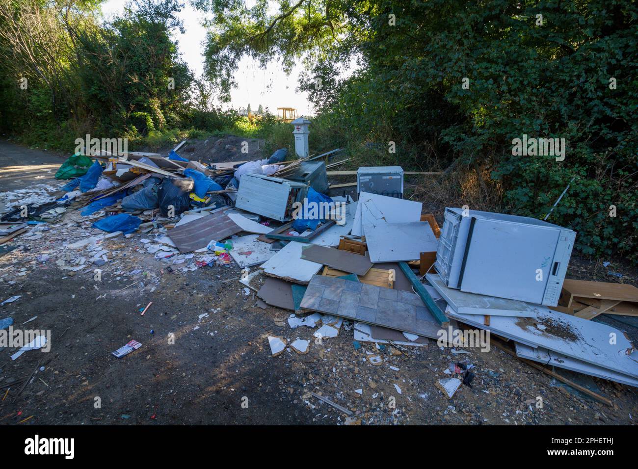 Fly tipping of building materials hi-res stock photography and images ...