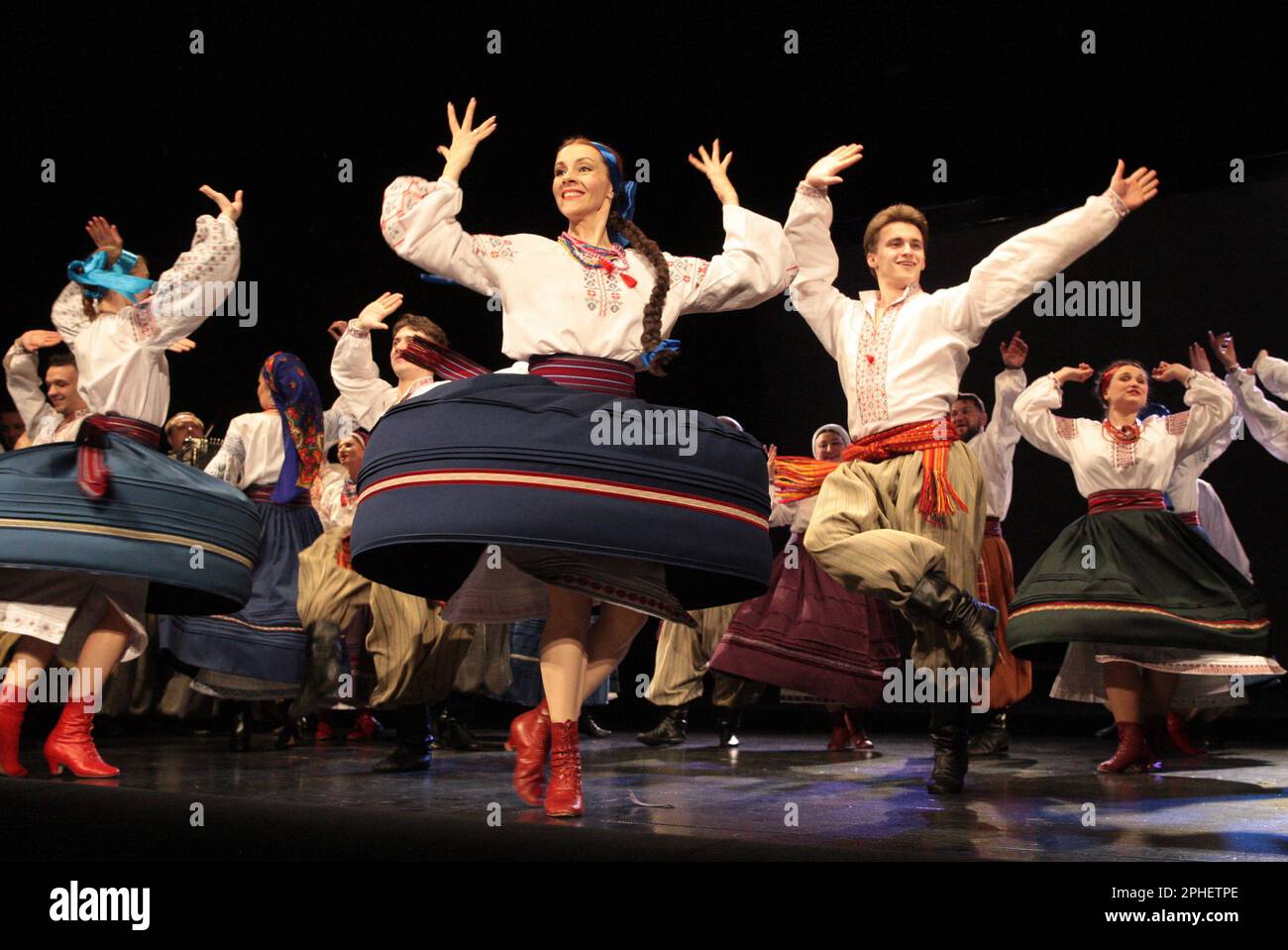 Non Exclusive: KYIV, UKRAINE - MARCH 27, 2023 - Actors of the Berehynia ...