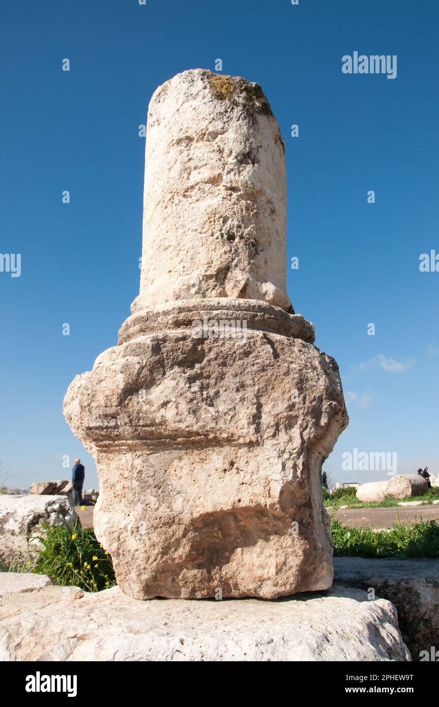 Columns, Capitals, Remains of the Temple of Hercules, The Citadel ...
