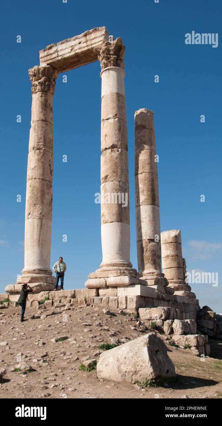 Columns, Capitals and Lintel, Remains of the Temple of Hercules, The ...