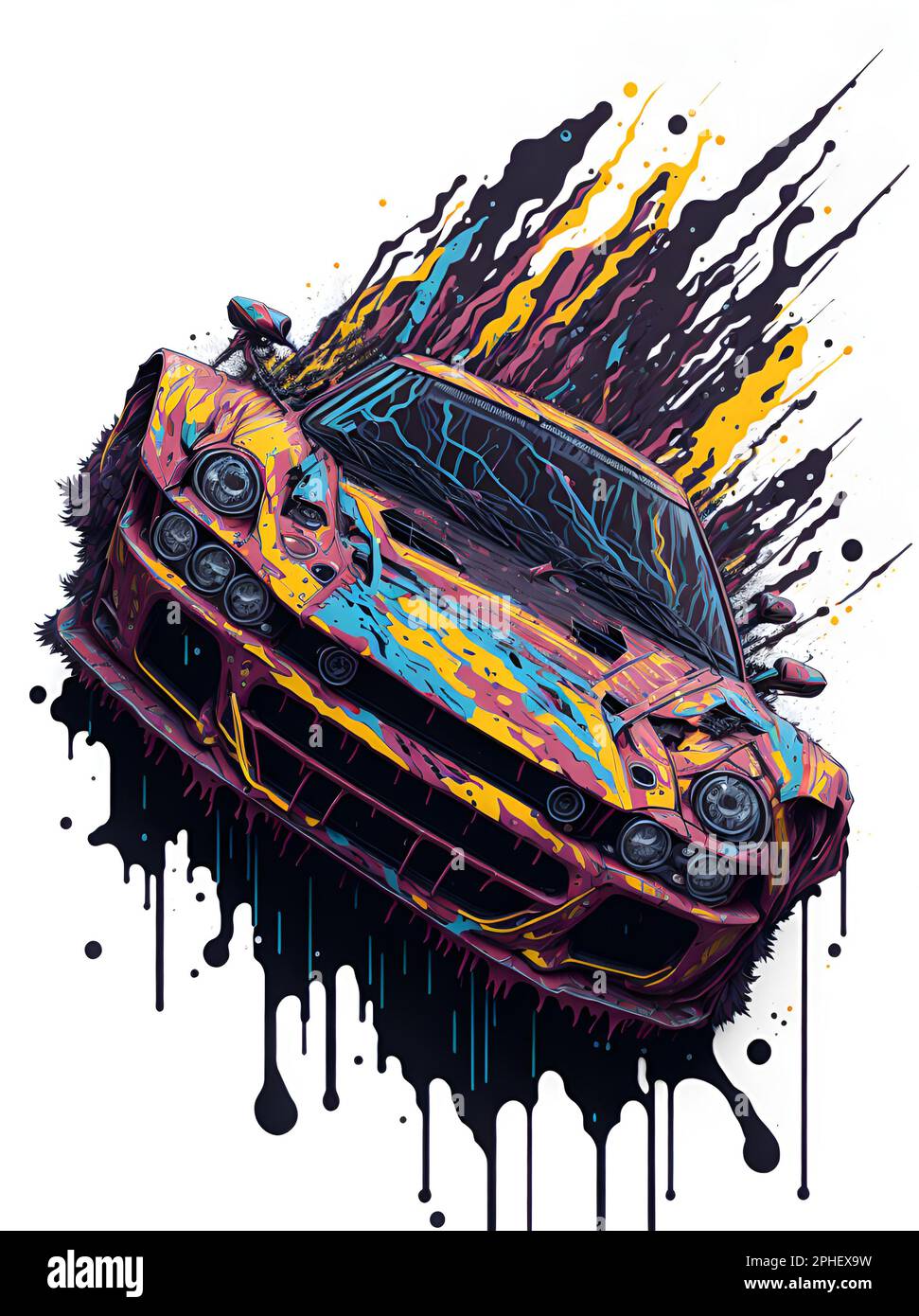 Color wheel watercolor Cut Out Stock Images & Pictures - Alamy