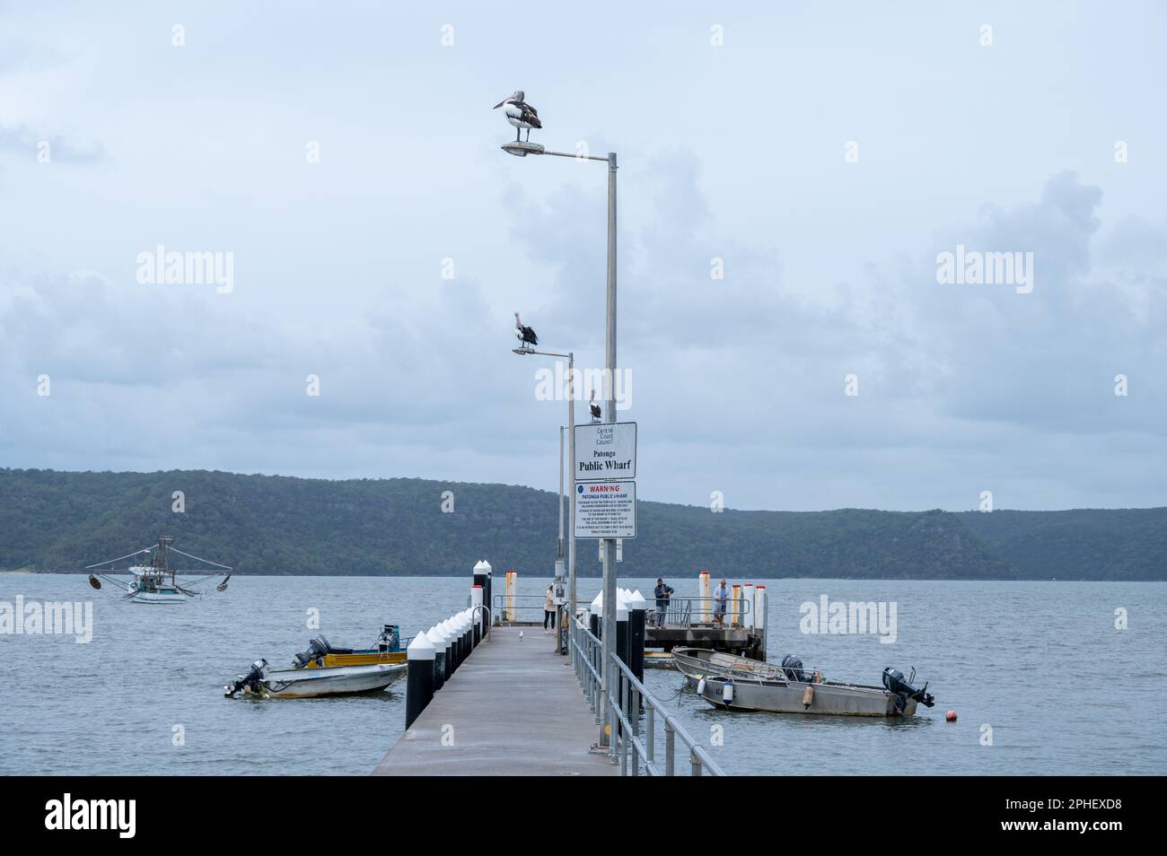 The jetty at Patonga, in The Brisbane Water National Park, New South ...