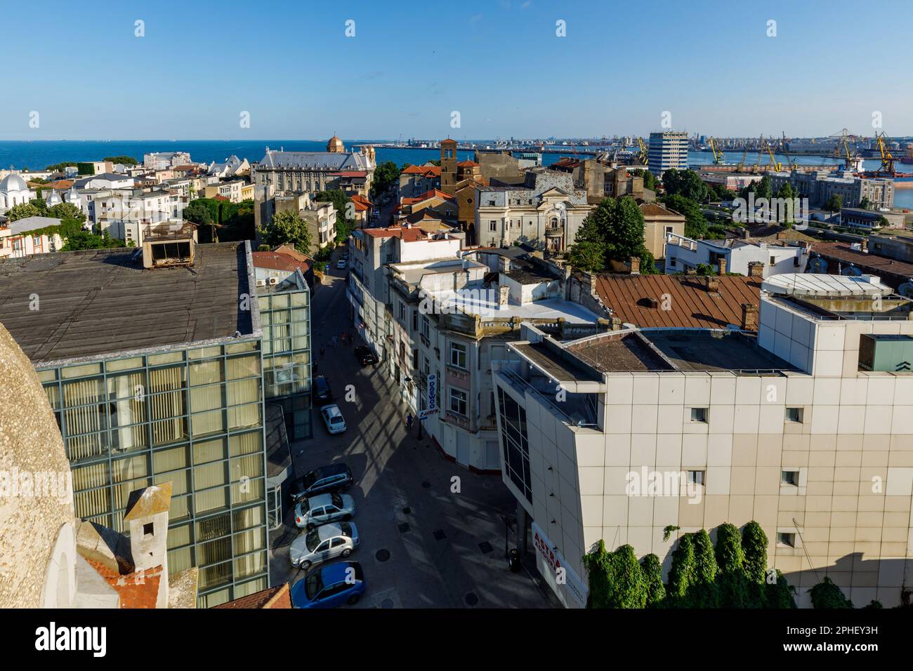 The City of Constanta at the Black Sea in Romania Stock Photo - Alamy