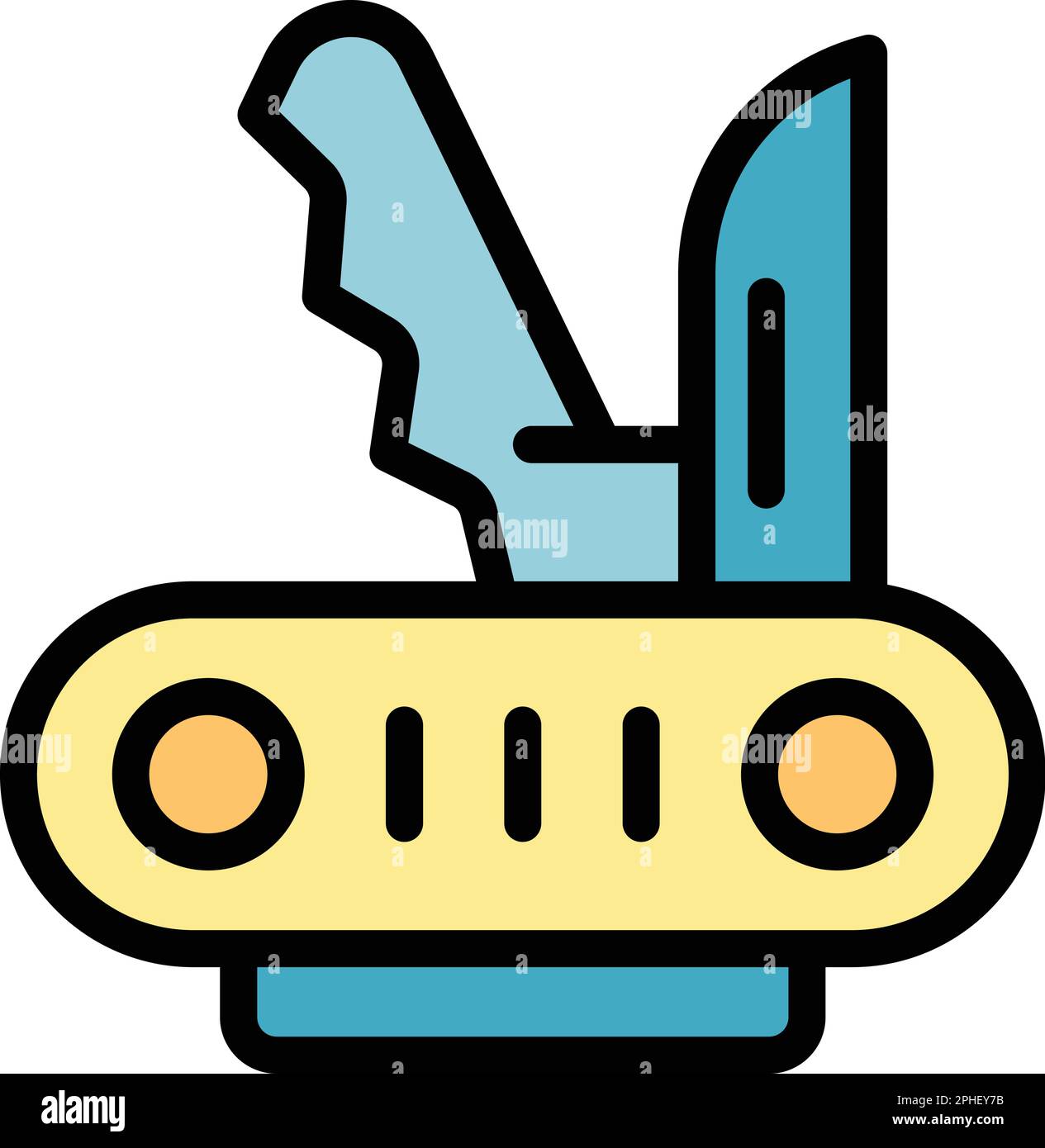 Scouting Knife Icon Outline Scouting Knife Vector Icon For Web Design Isolated On White