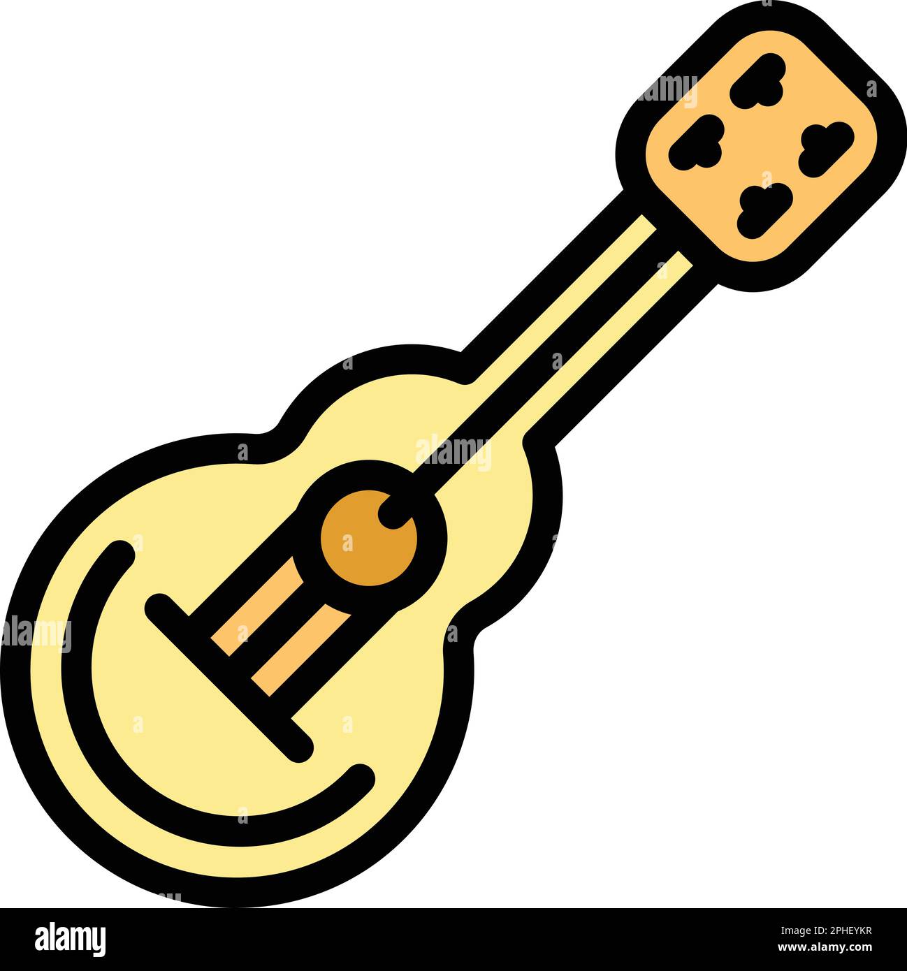 Scouting Guitar Icon Outline Scouting Guitar Vector Icon For Web Design Isolated On White