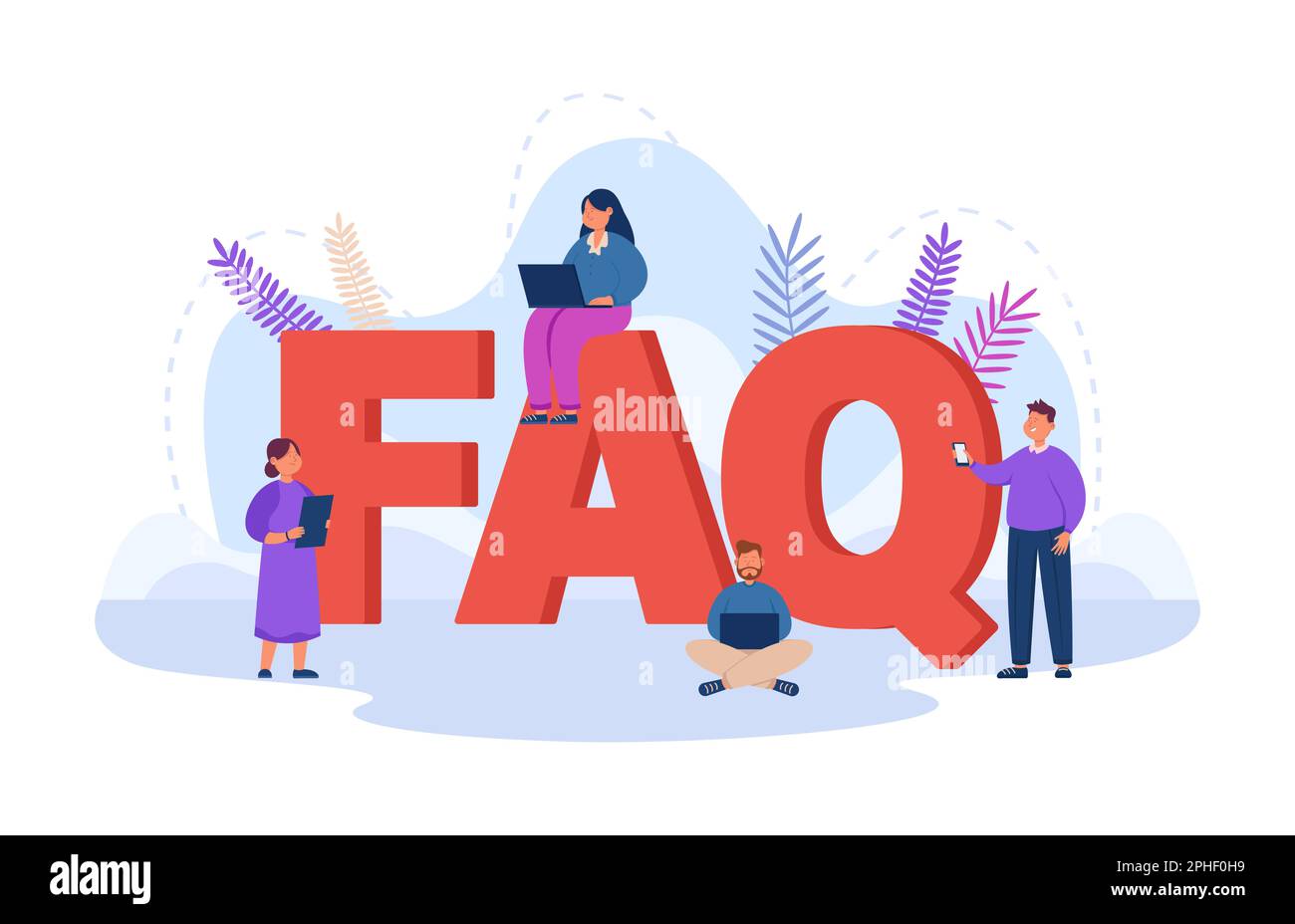 Tiny business people giant Stock Vector Images - Alamy