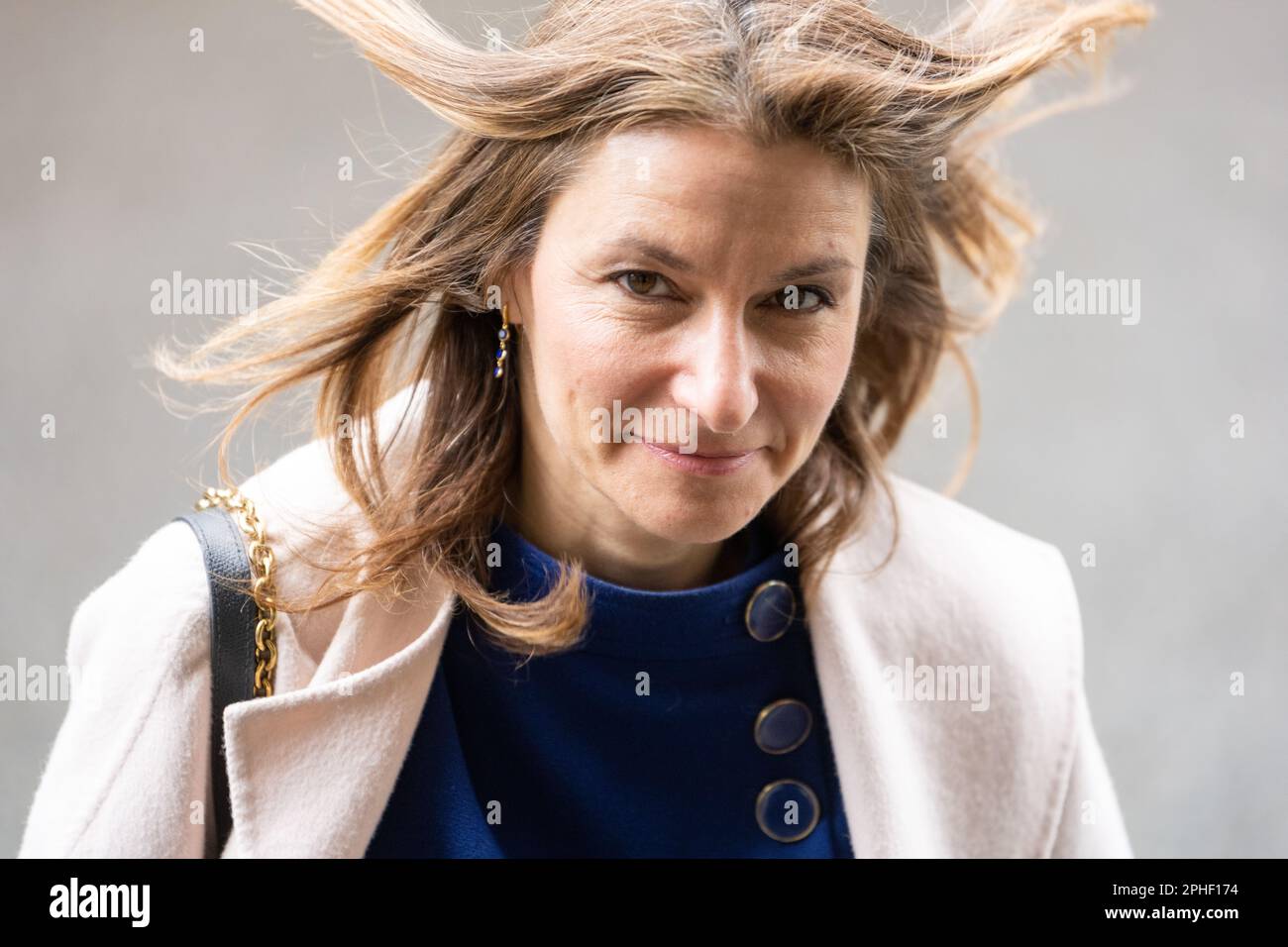 London, UK. 28th Mar, 2023. Lucy Frazer, Culture Secretary Arrives at a ...