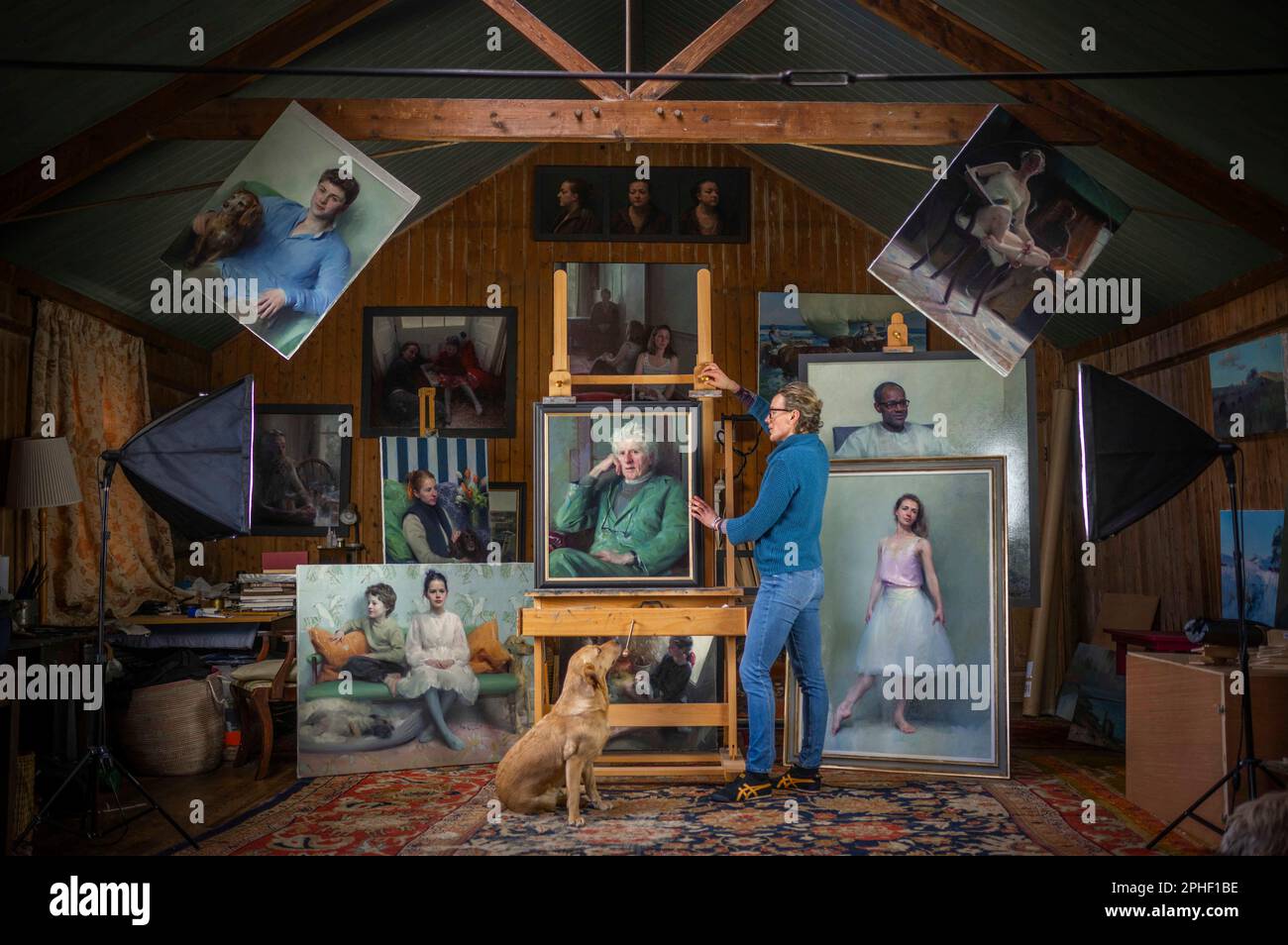 Artist on Artist Portraitist Frances Bell has reached the final of one ...