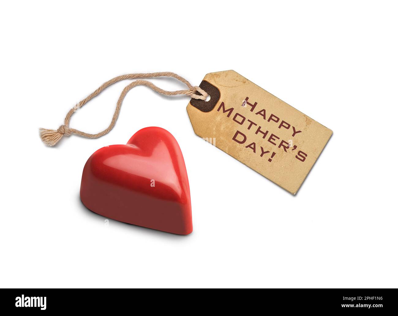 Mothers day card with Red praline Stock Photo - Alamy