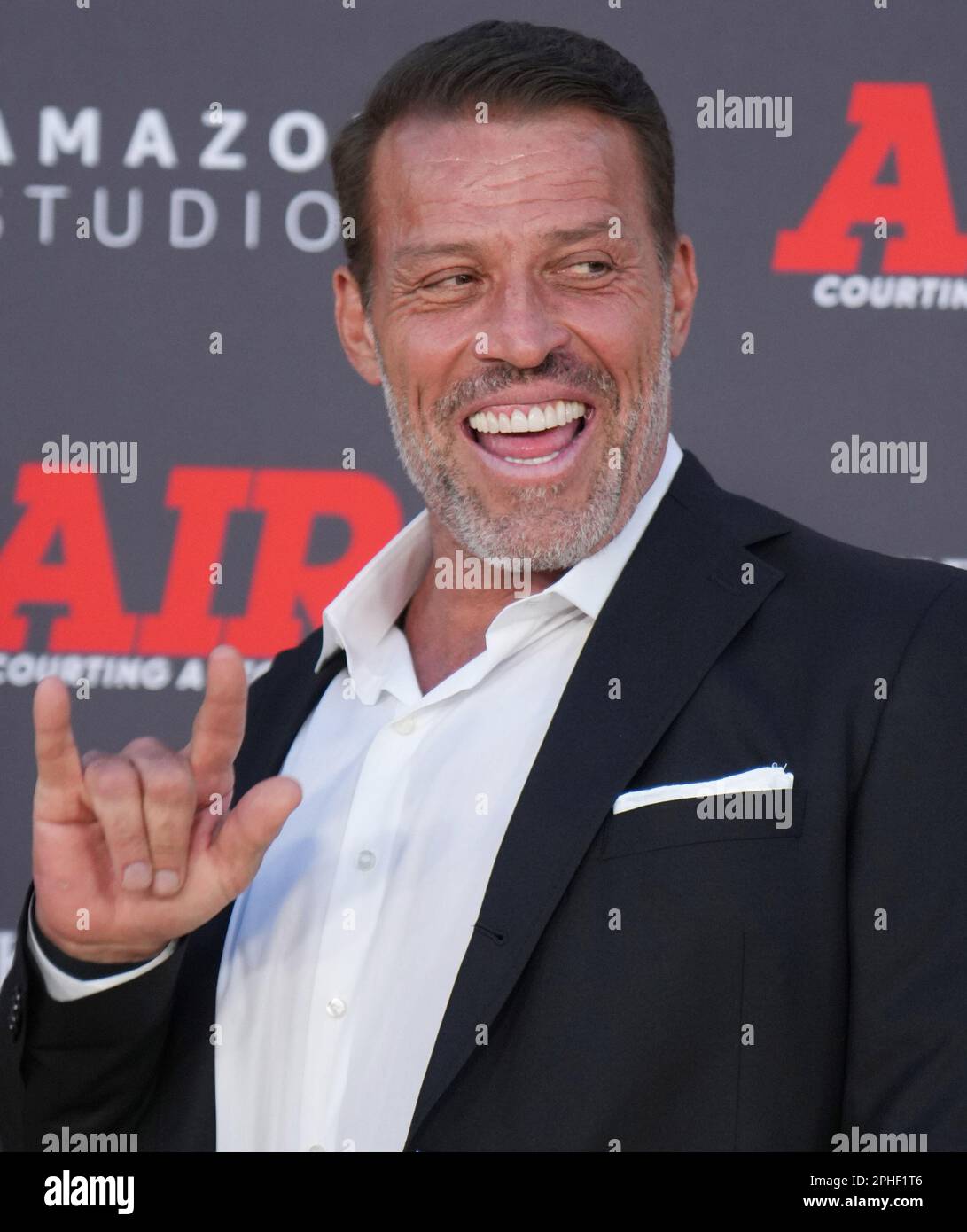 Los Angeles, USA. 27th Mar, 2023. Tony Robbins arrives at the Amazon ...