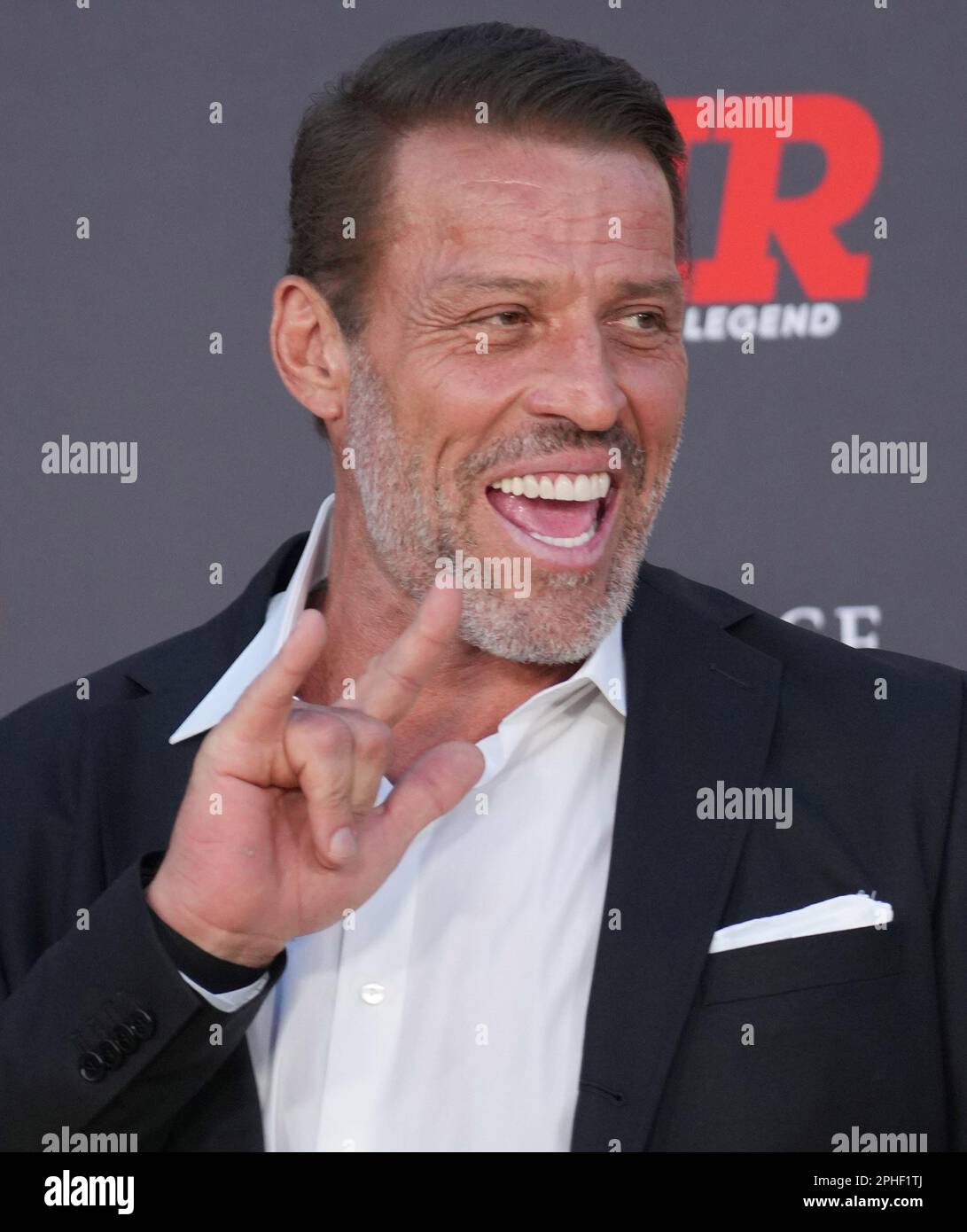 Los Angeles, USA. 27th Mar, 2023. Tony Robbins arrives at the Amazon ...