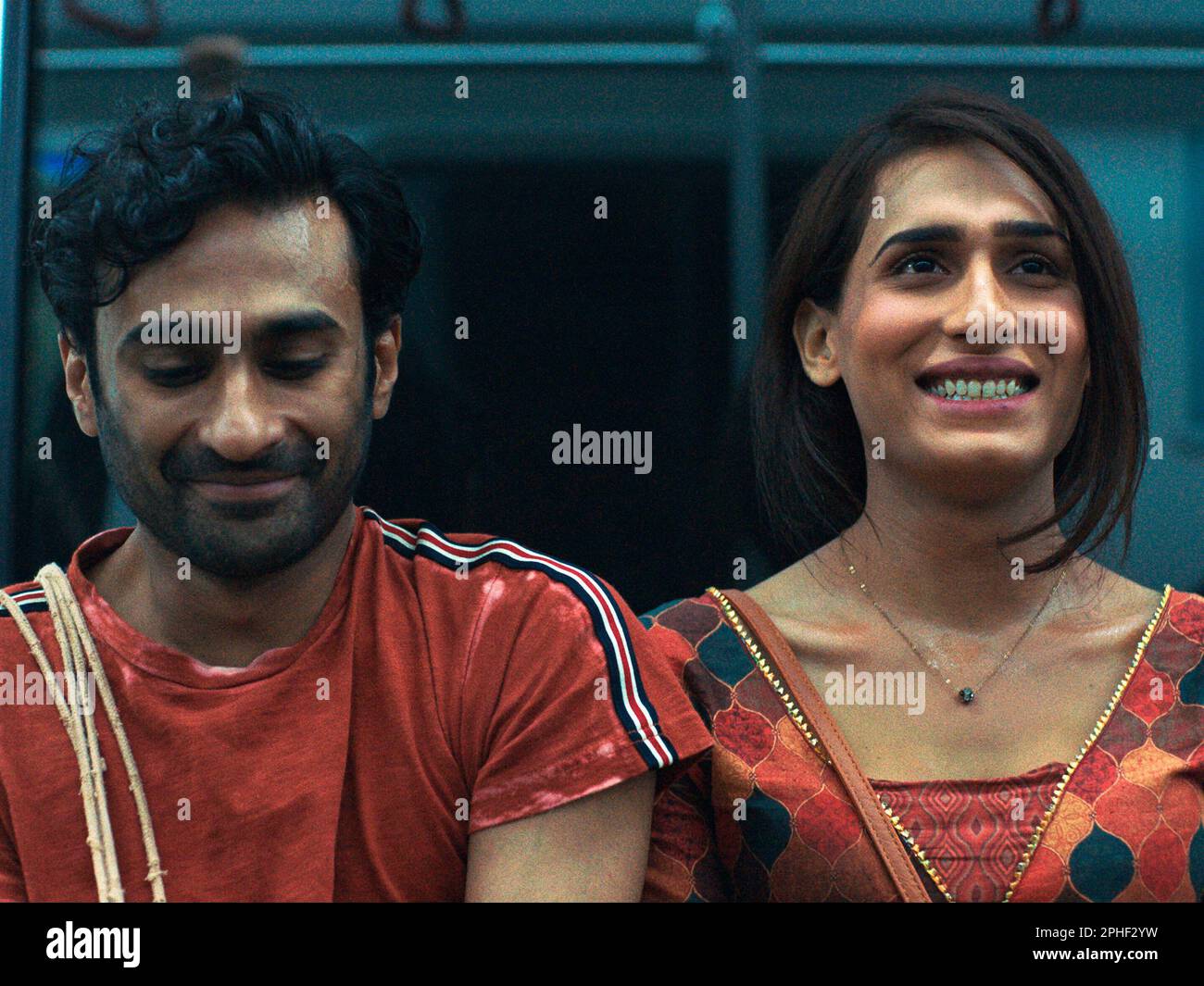 ALI JUNEJO and RASTI FAROOQ in JOYLAND (2022), directed by SAIM SADIQ. Credit: Khoosat Films ...