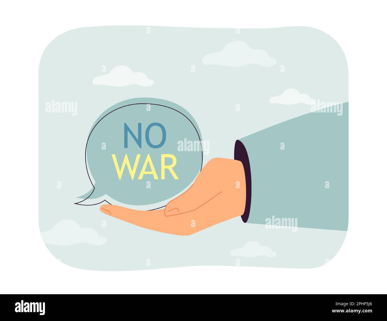 Hand stop russian war Stock Vector Images - Alamy
