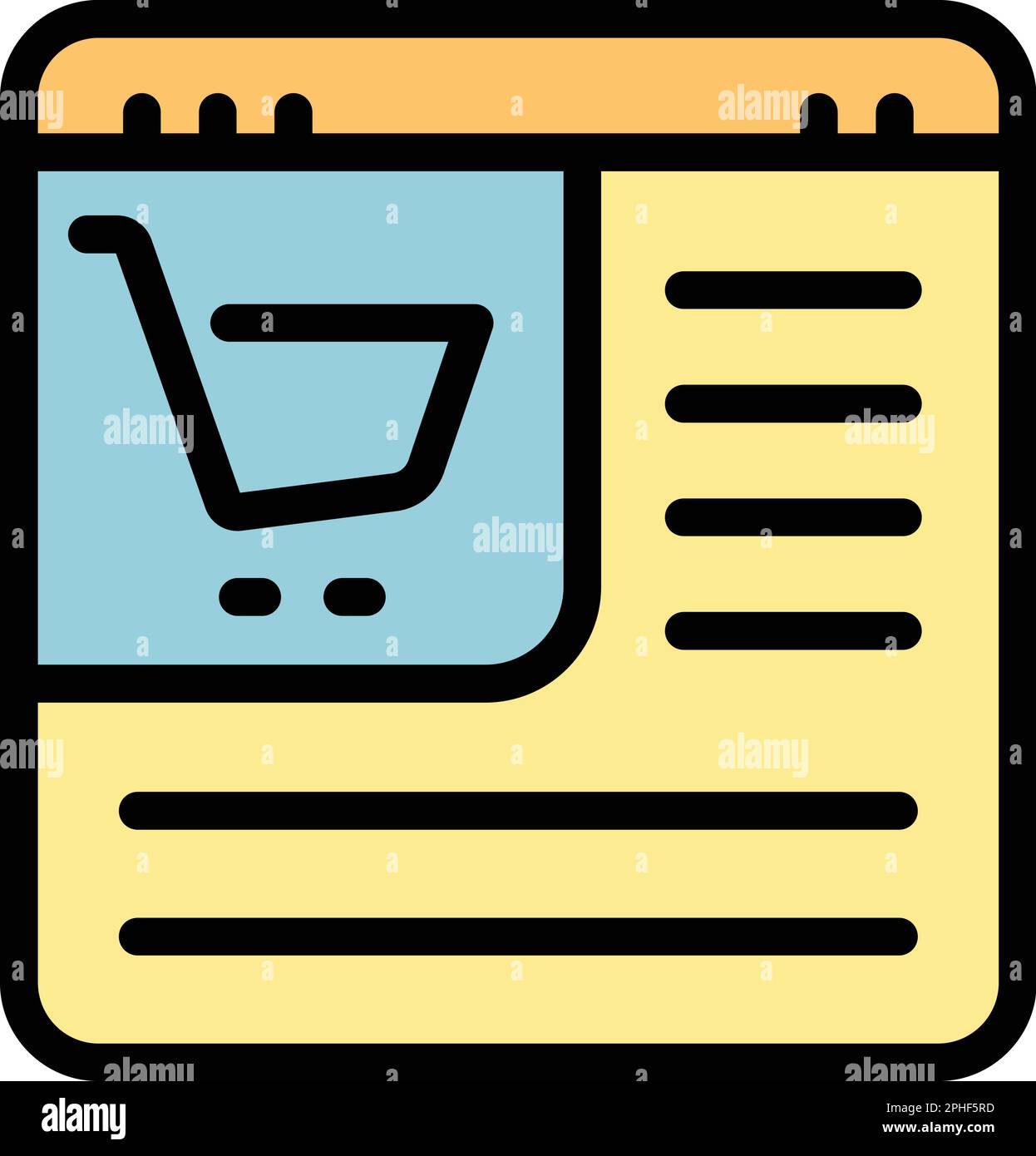 Online purchase icon. Outline Online purchase vector icon for web ...