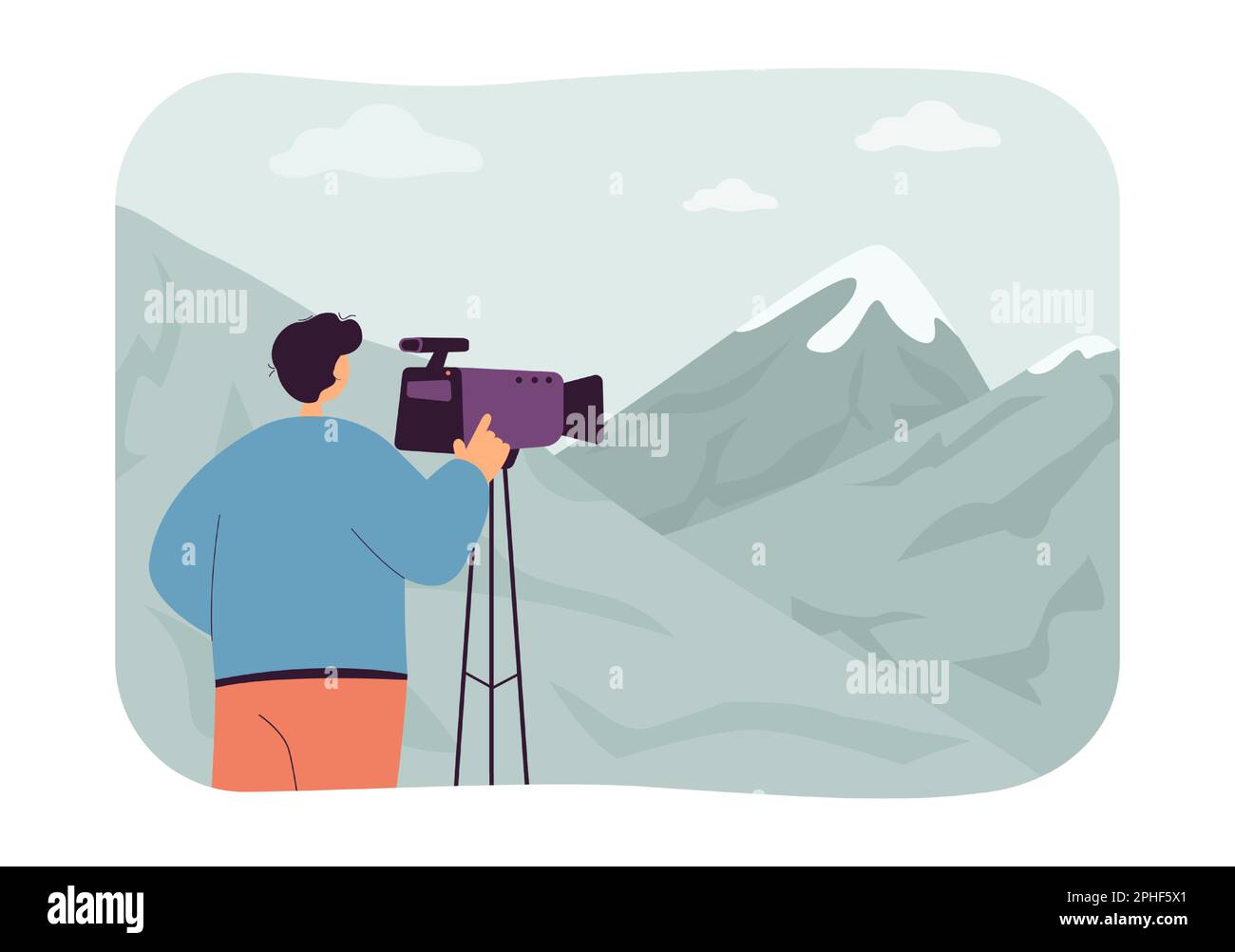 Taking photo adventure travel Cut Out Stock Images & Pictures - Alamy