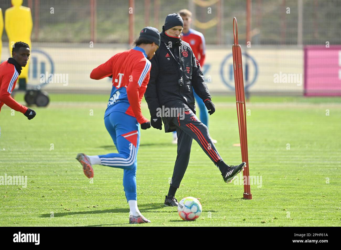 Munich, Germany. 28th Mar, 2023. coach Thomas TUCHEL (FC Bayern Munich ...